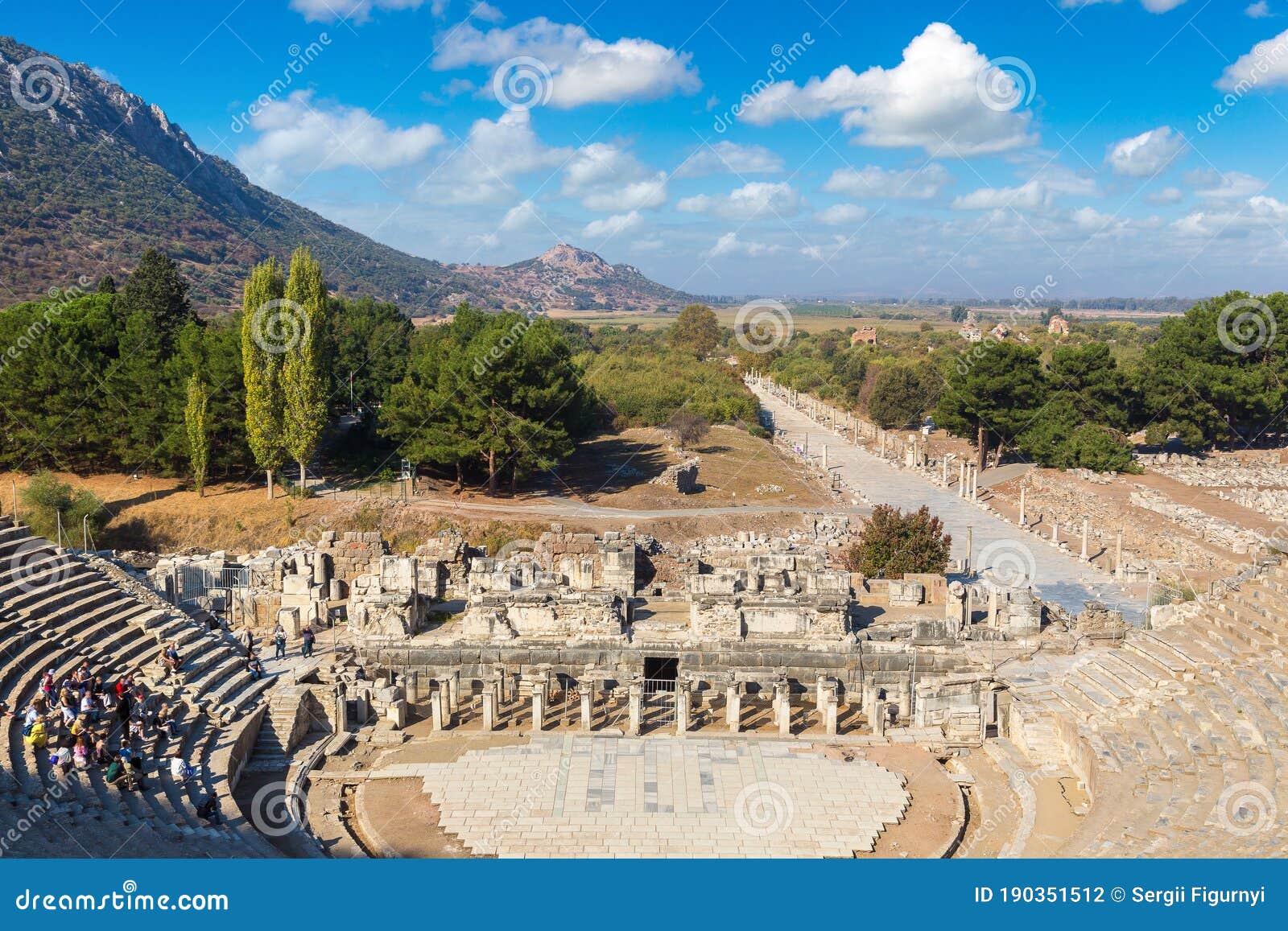 Amphitheater Coliseum In Ephesus Efes Turkey Royalty-Free Stock Photo ... Amphitheater Coliseum In Ephesus Efes Turkey Royalty-Free Stock Photo ...