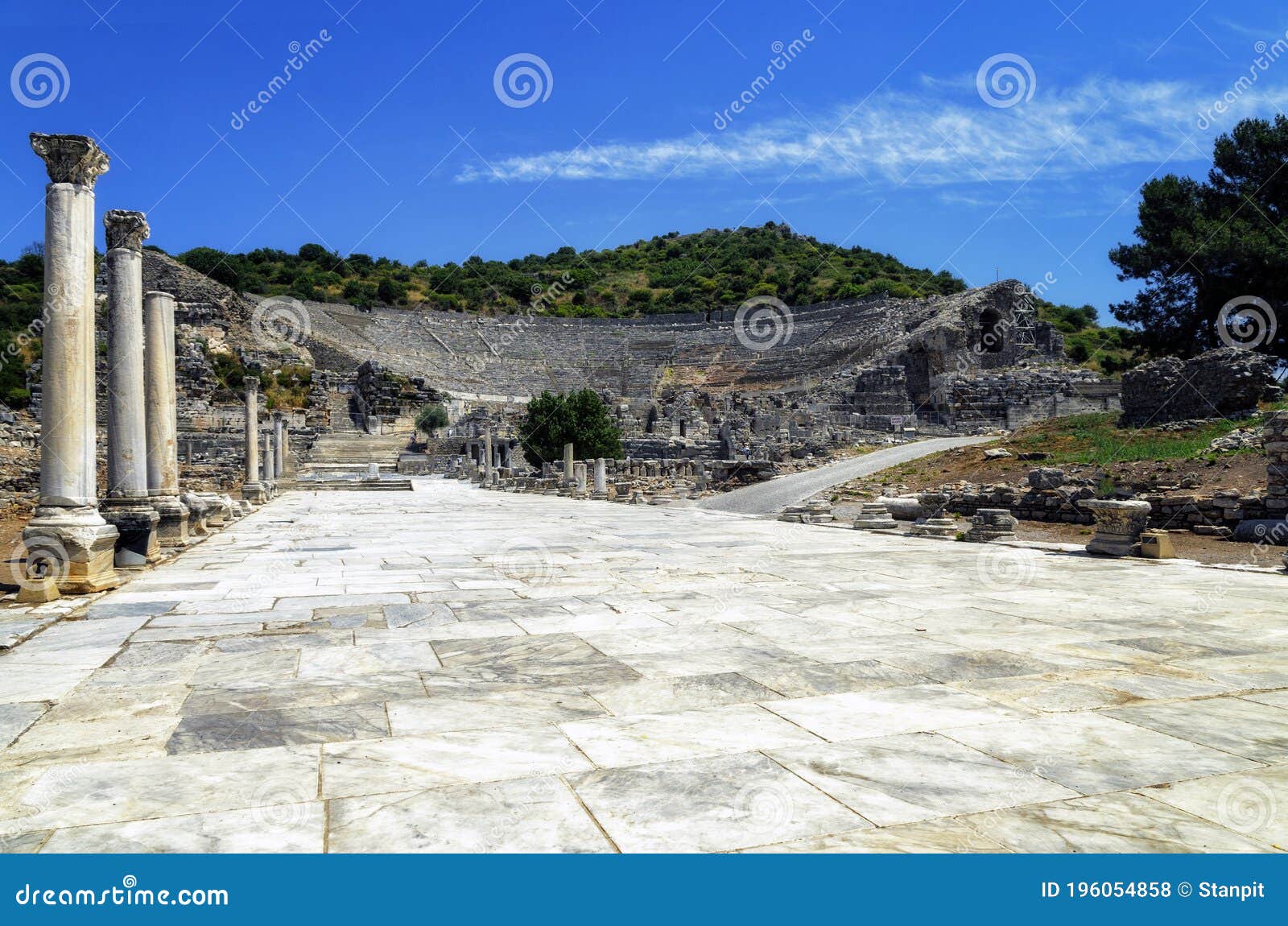 Amphitheater Coliseum in Ephesus Efes Turkey, Asia Stock Photo - Image ... Amphitheater Coliseum in Ephesus Efes Turkey, Asia Stock Photo - Image ...