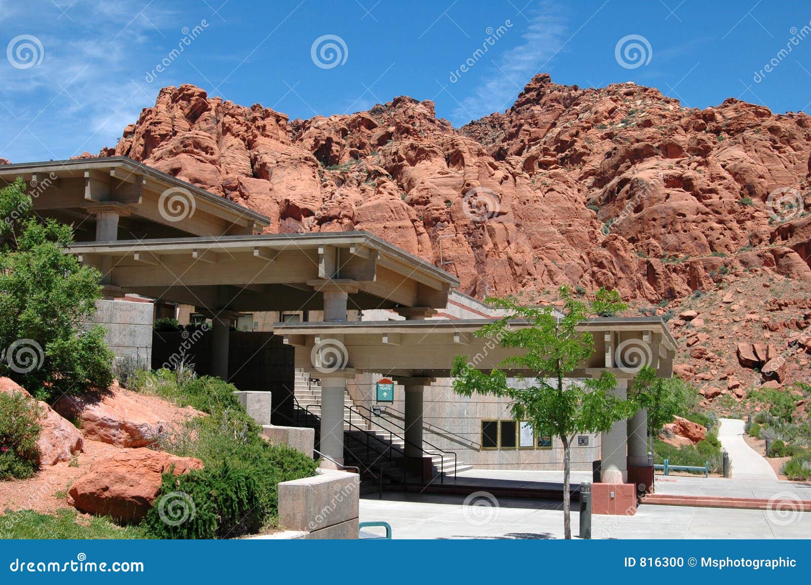 Amphitheater Entrance stock photo. Image of music, southwest - 816300