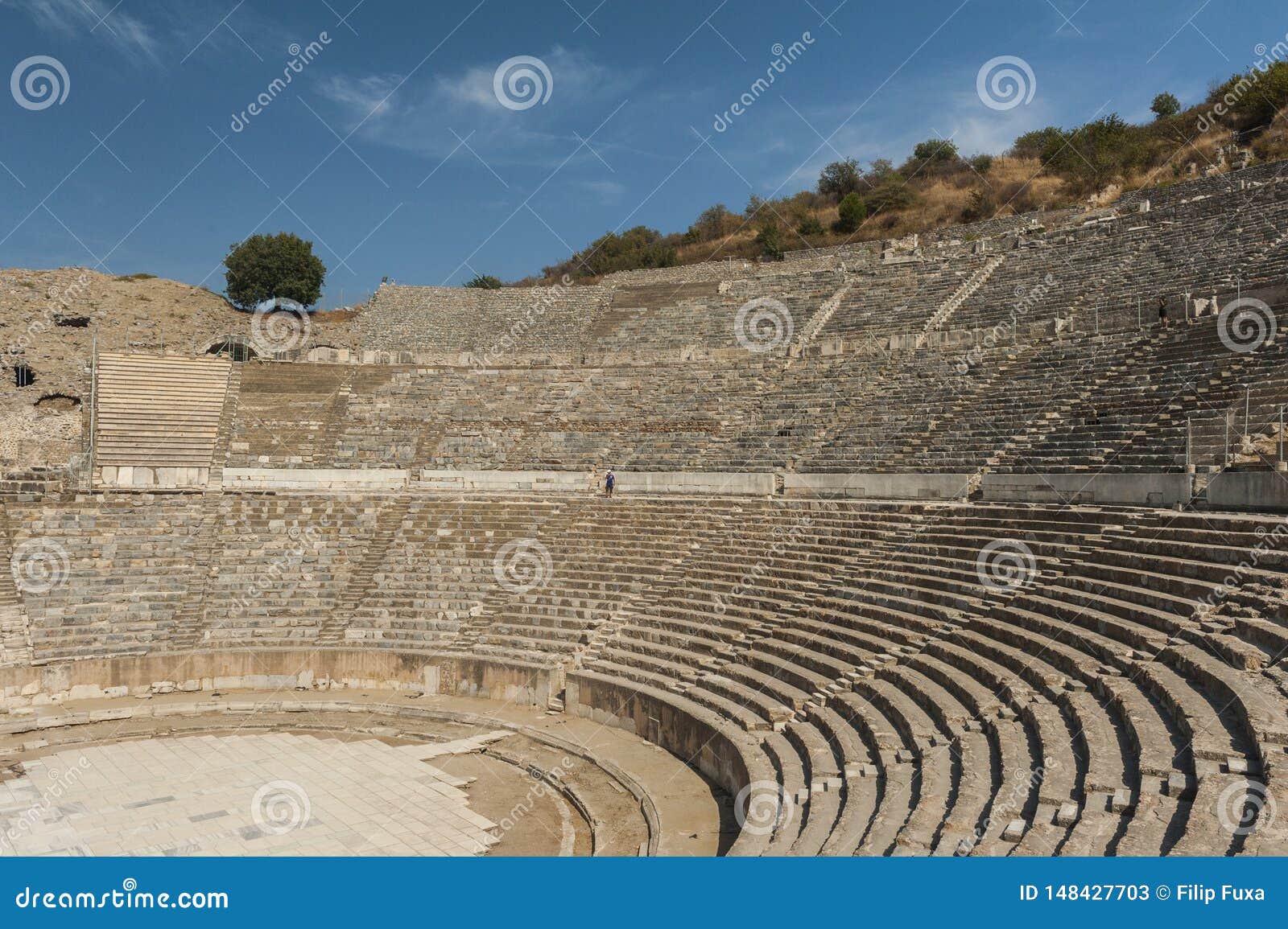 Amphitheater in Ephesus stock image. Image of empire - 148427703