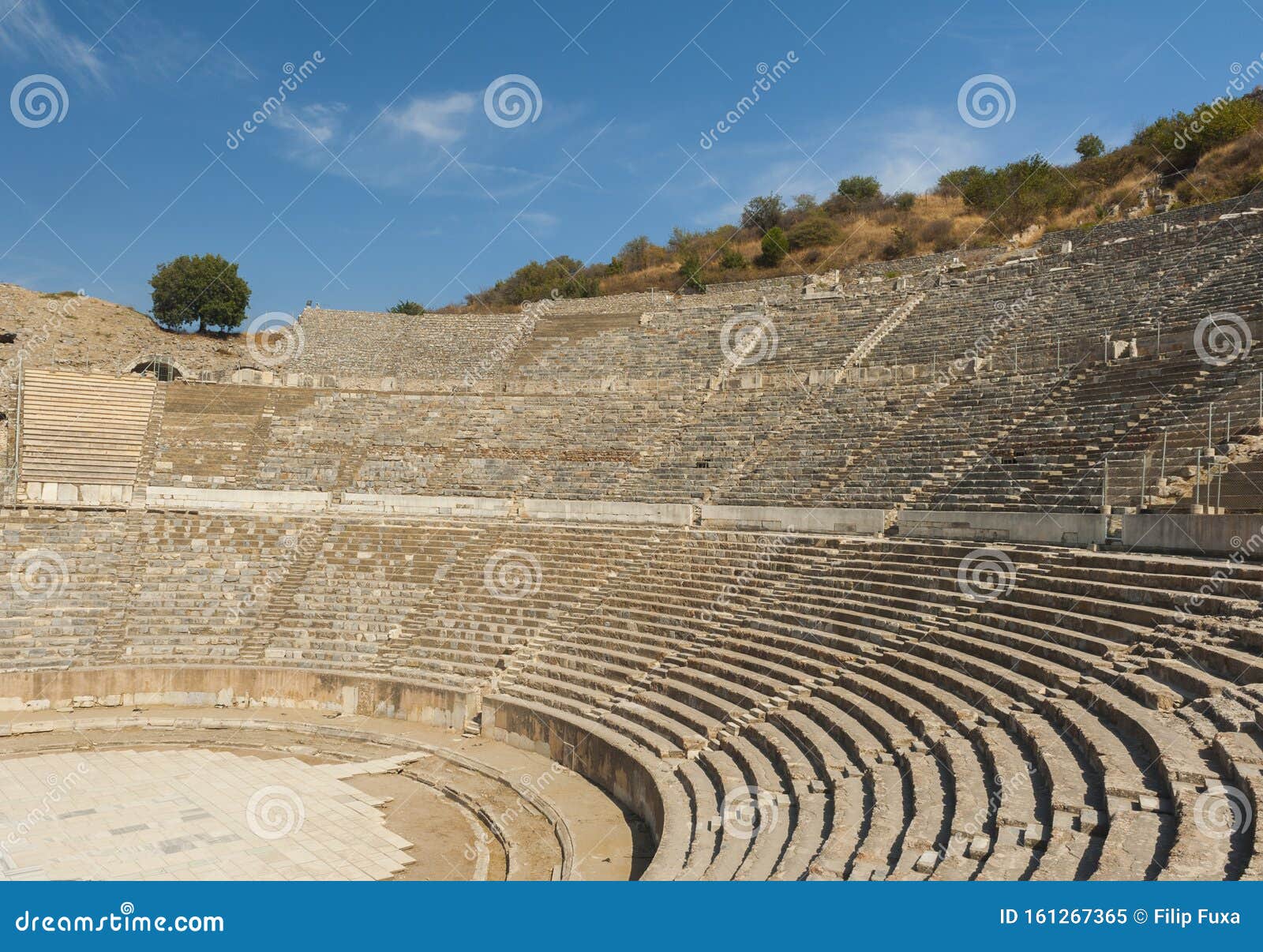 Amphitheater in Ephesus stock image. Image of amphitheater - 161267365