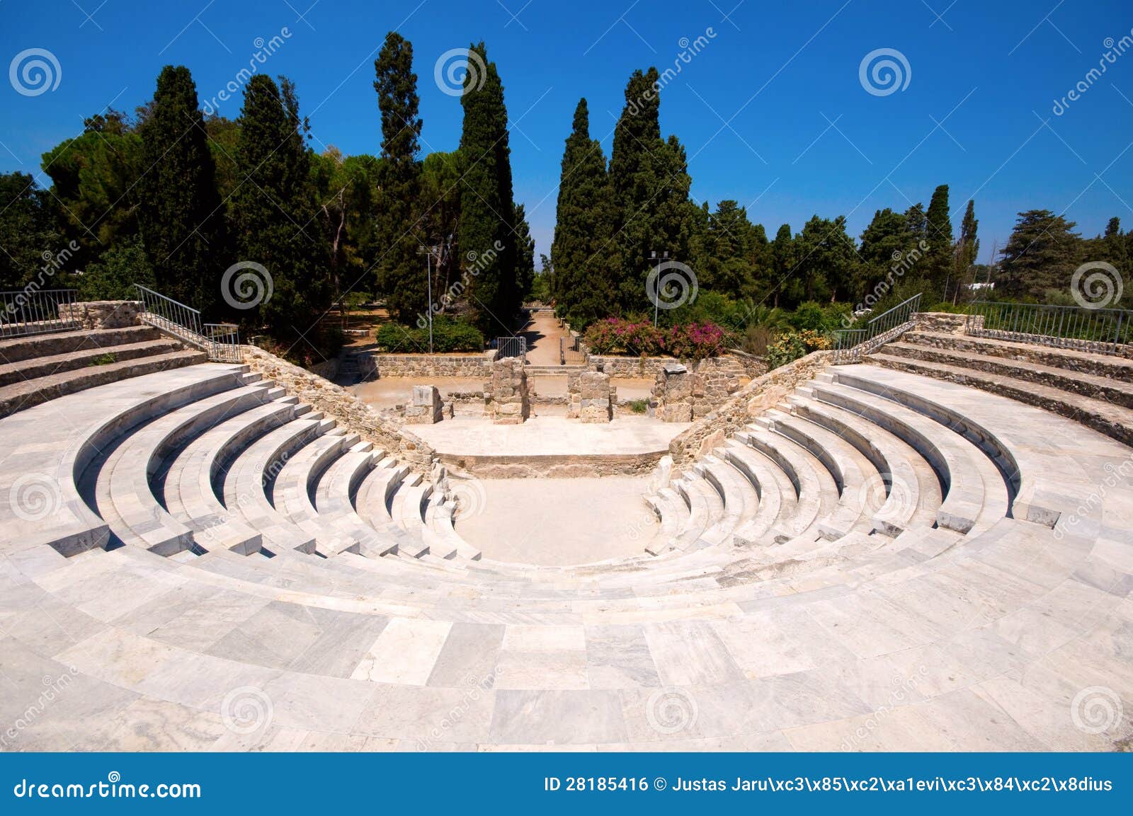 Amphitheater in Kos stock photo. Image of excavation - 28185416