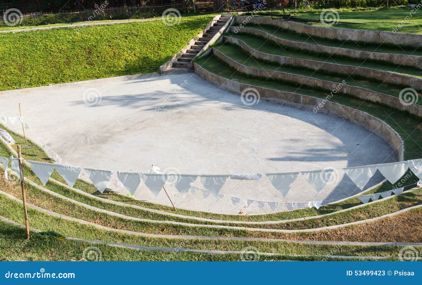 Amphitheater and Outdoor Stage Stock Image - Image of architecture ...