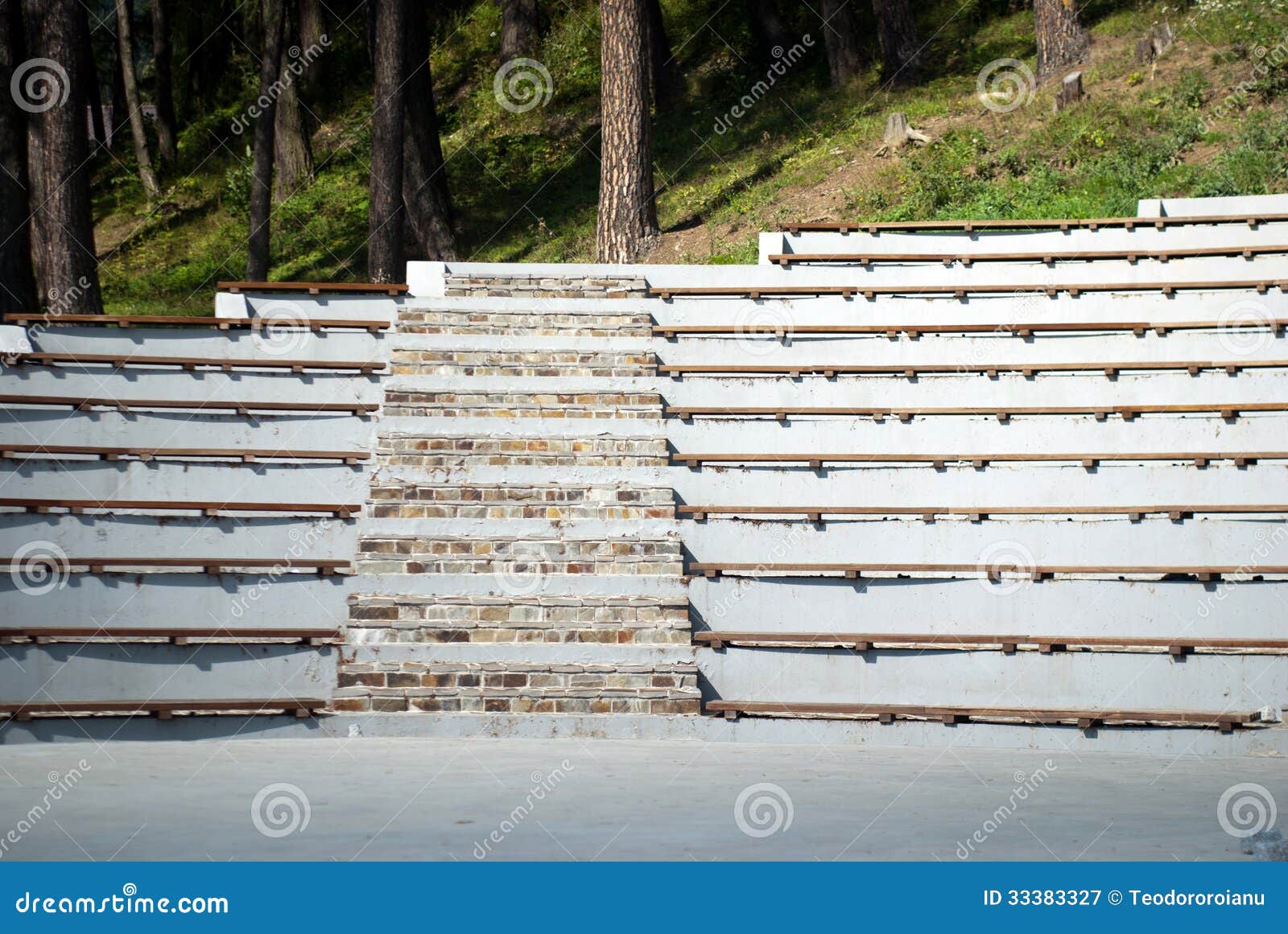 Amphitheater Stairs and Seats Stock Image - Image of resting, design ...
