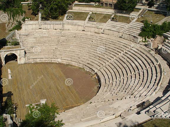 Amphitheatre stock photo. Image of theatre, bench, vintage - 2417910