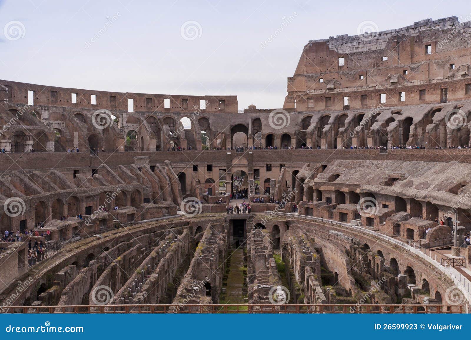 Amphitheatre of the Coliseum in Rome, Italy Stock Image - Image of ...
