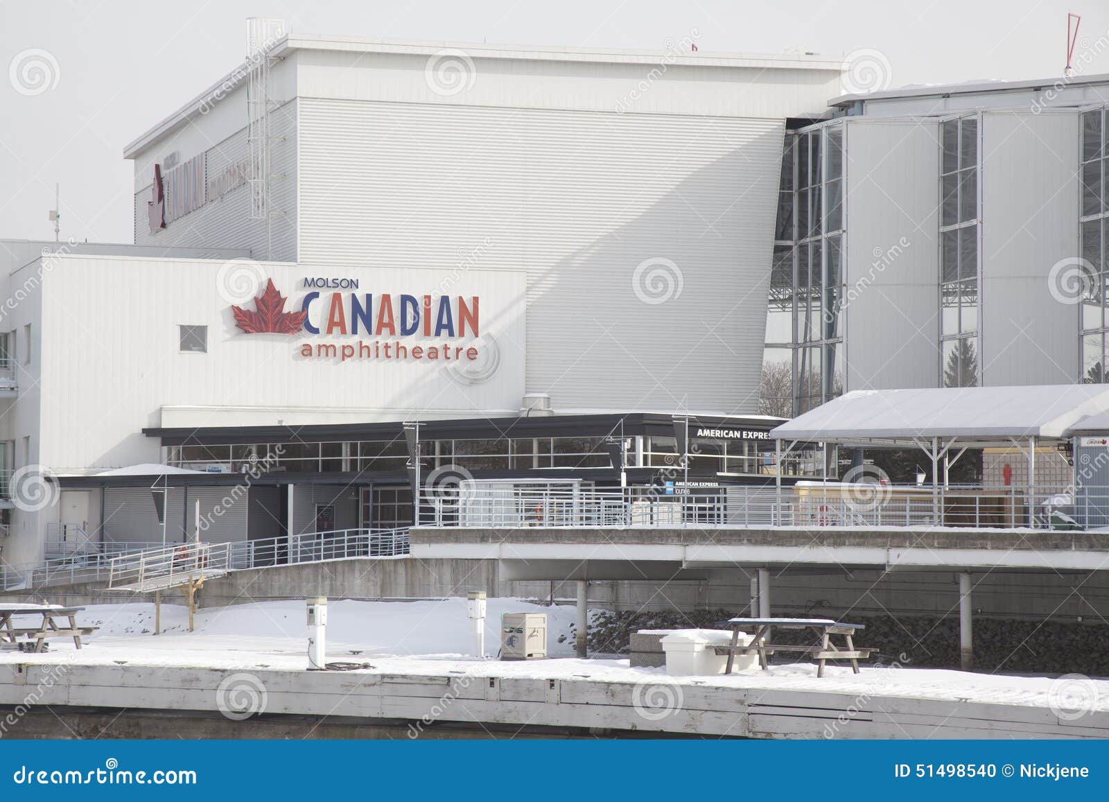 Amphitheatre Del Canadiense De Molson Imagen editorial - Imagen de ...