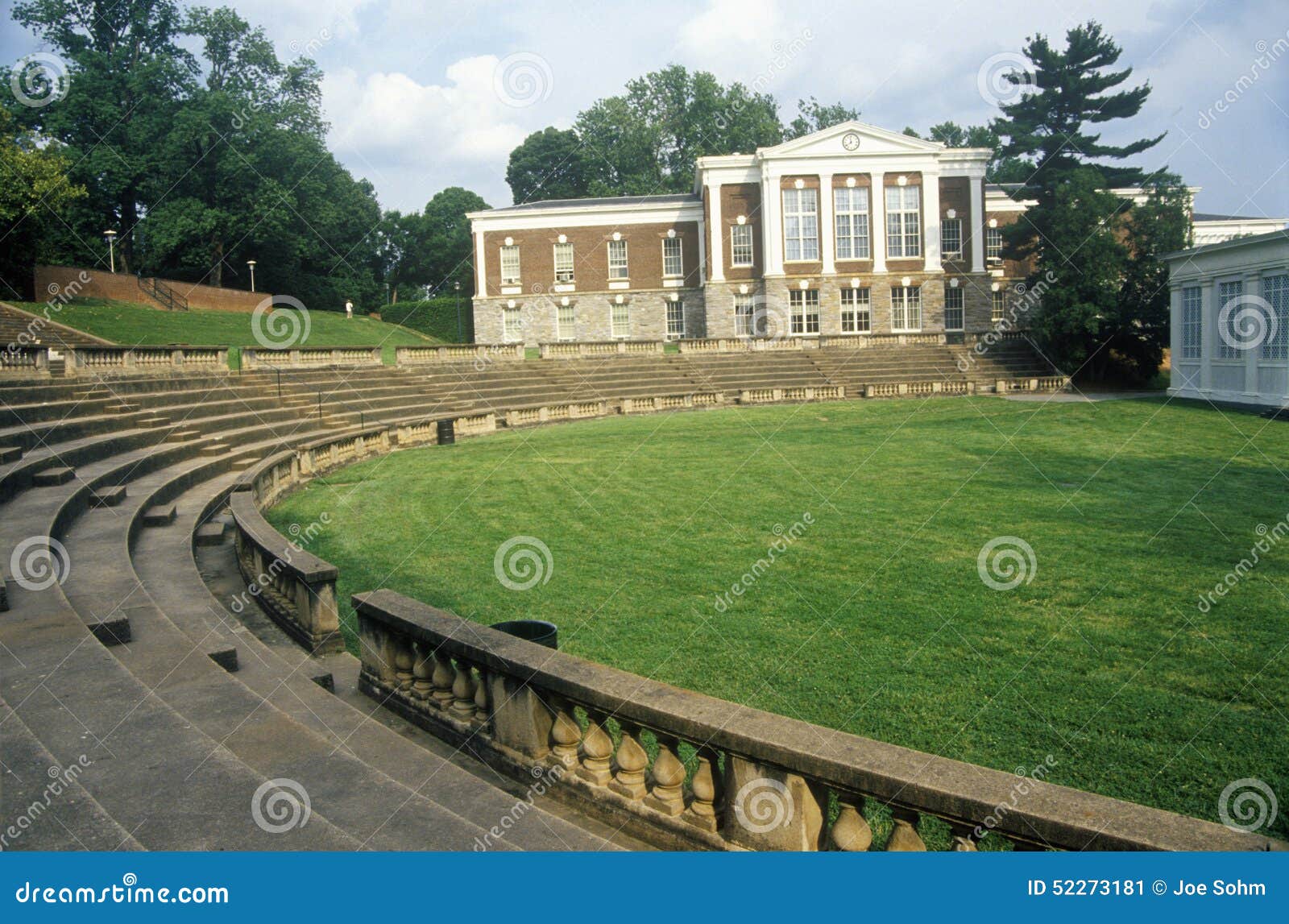 Amphitheatre at University of Virginia, Charlottesville, VA Stock Image ...