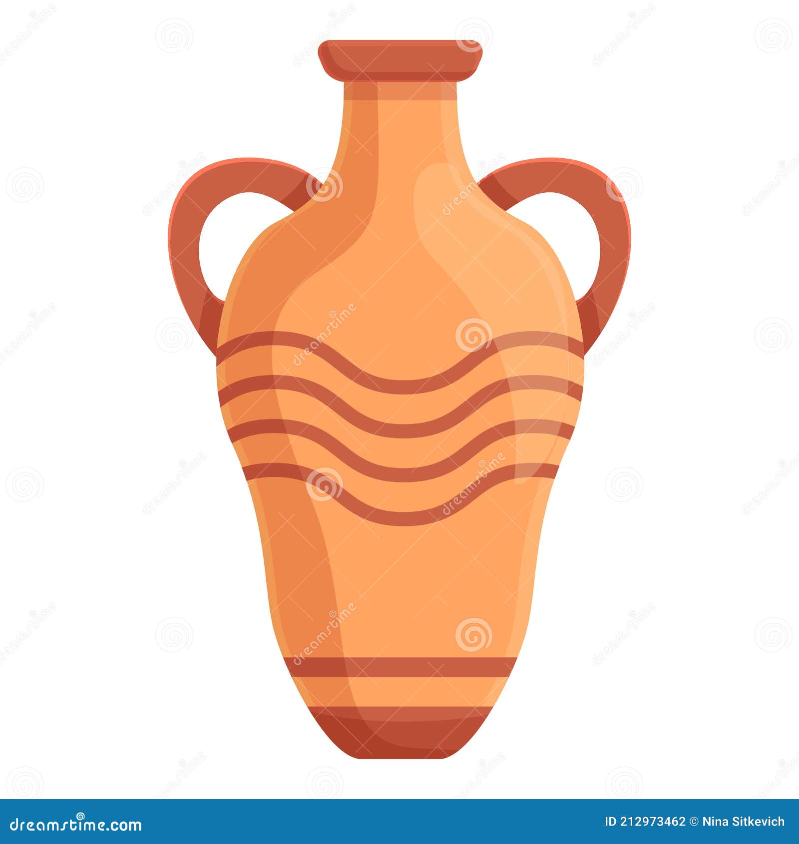 Ancient Jar Icon Vector Isolated On White Background, Logo Concept Of ...