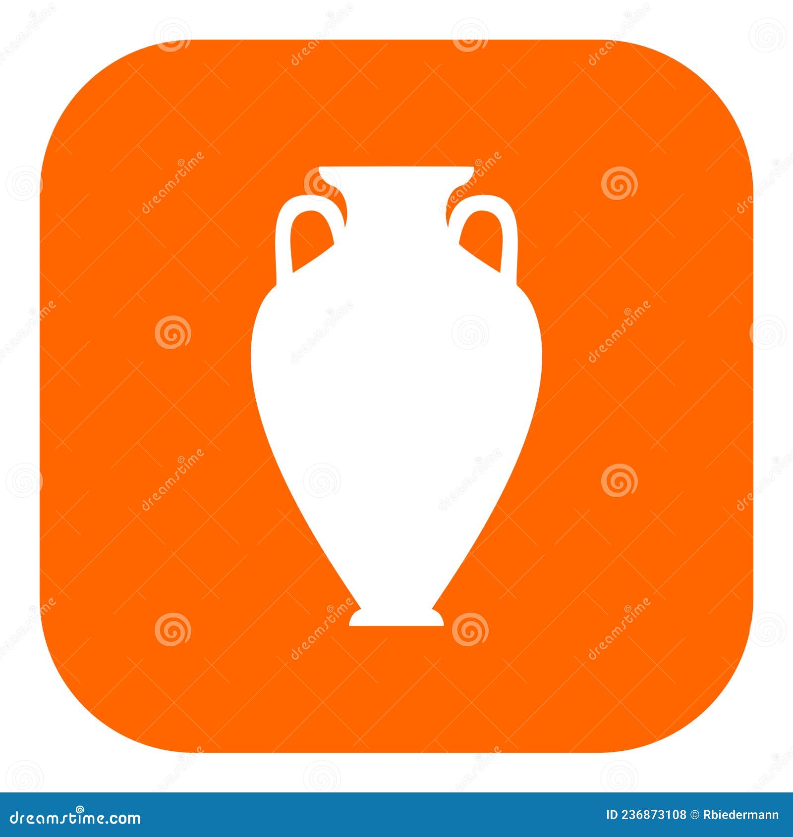 Amphora and app icon stock vector. Illustration of historic - 236873108