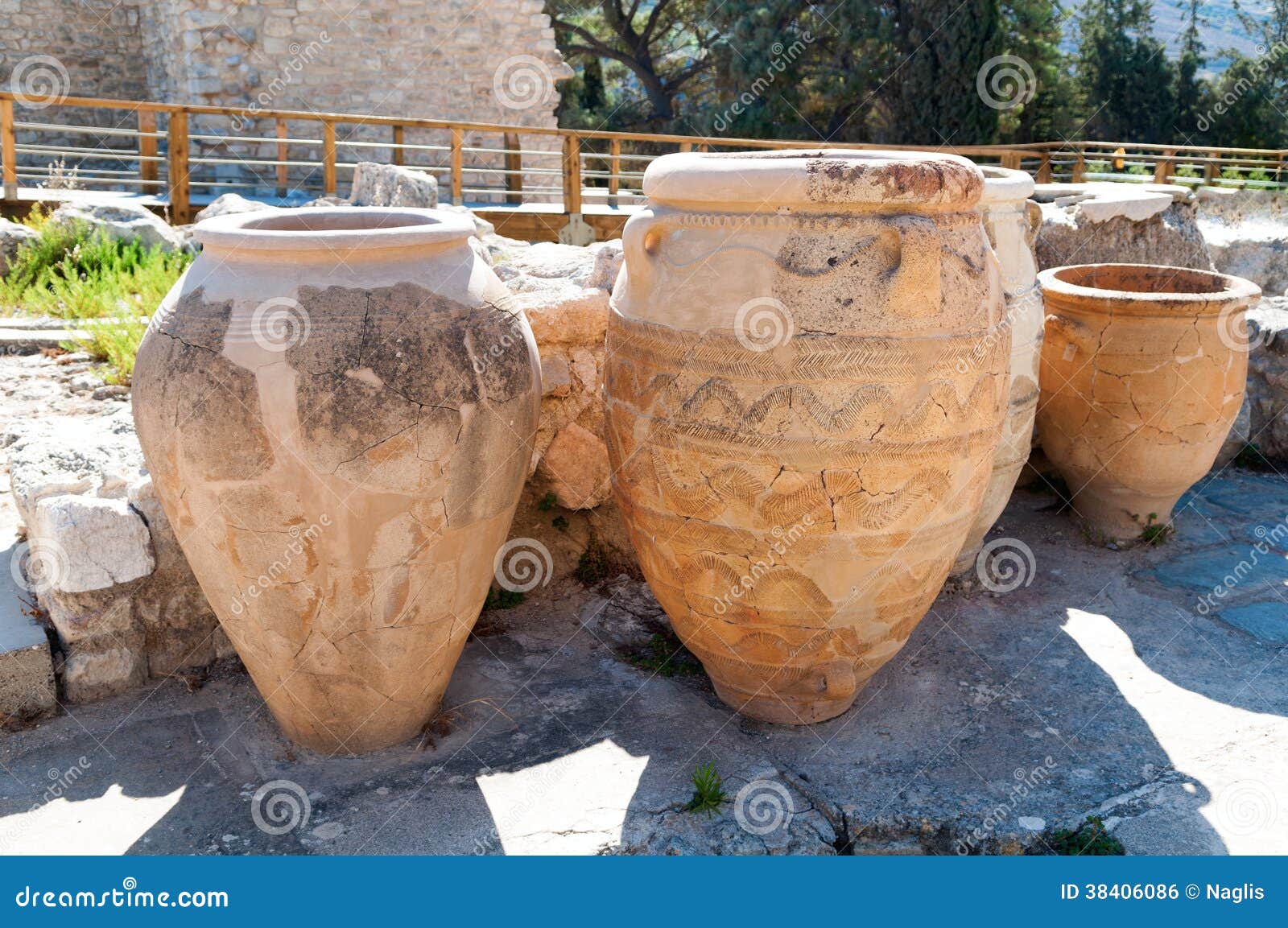 Amphoras stock photo. Image of history, brown, outdoor - 38406086