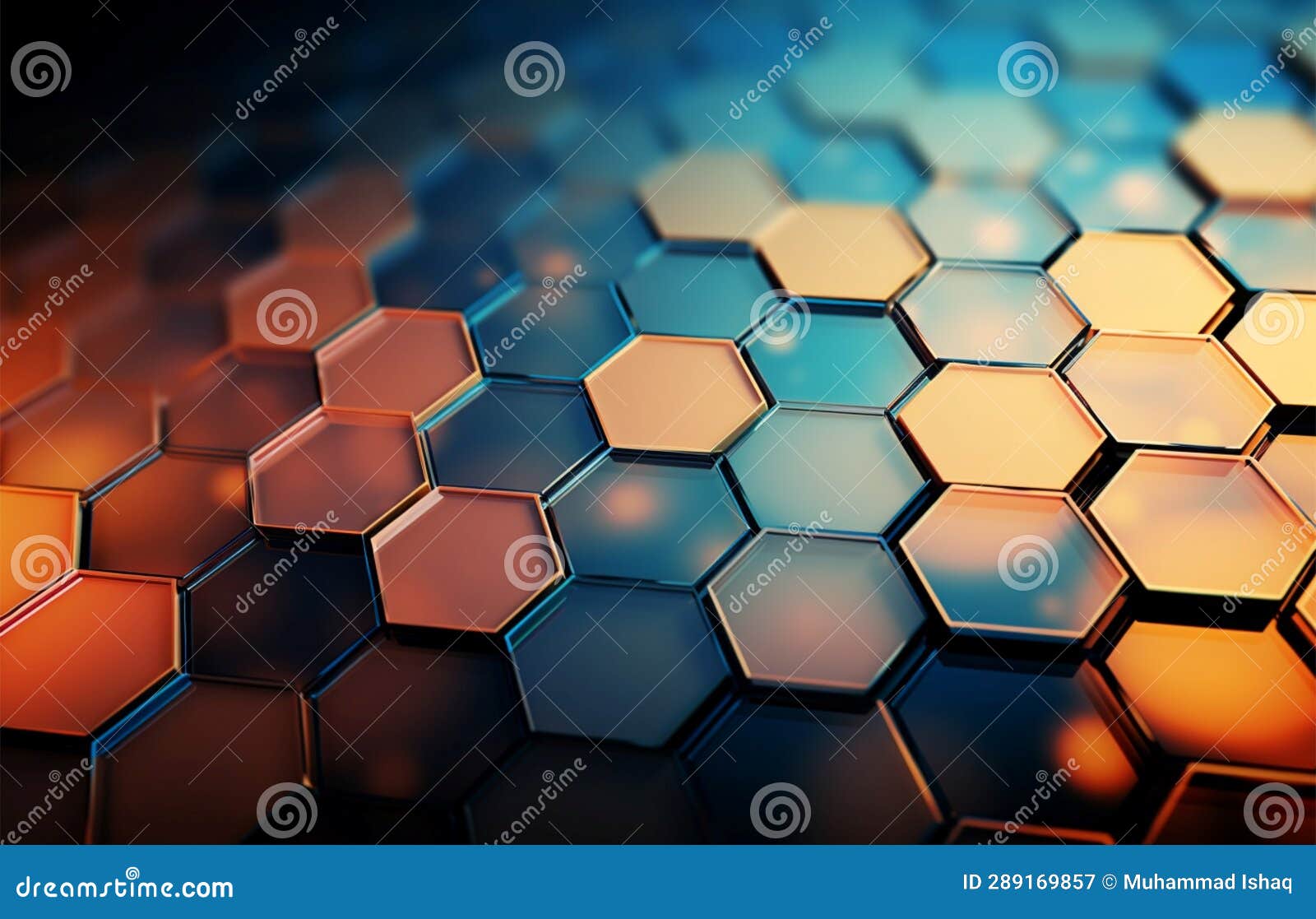 Ample Text Space on Chic Hexagonal Backdrop, Ideal for Modern Layouts ...