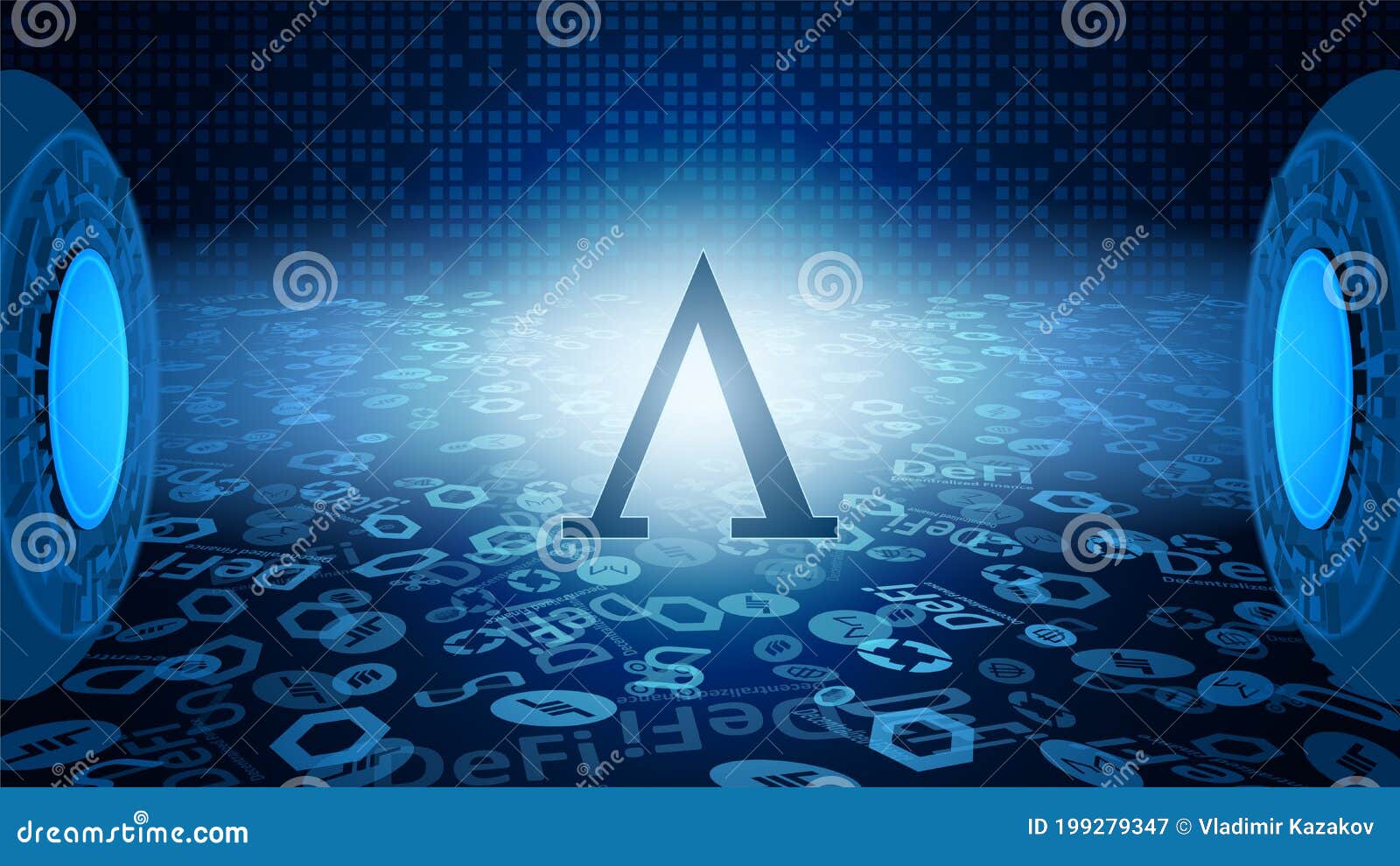 Ampleforth AMPL Token Symbol of the DeFi System Shining in the Rays of ...