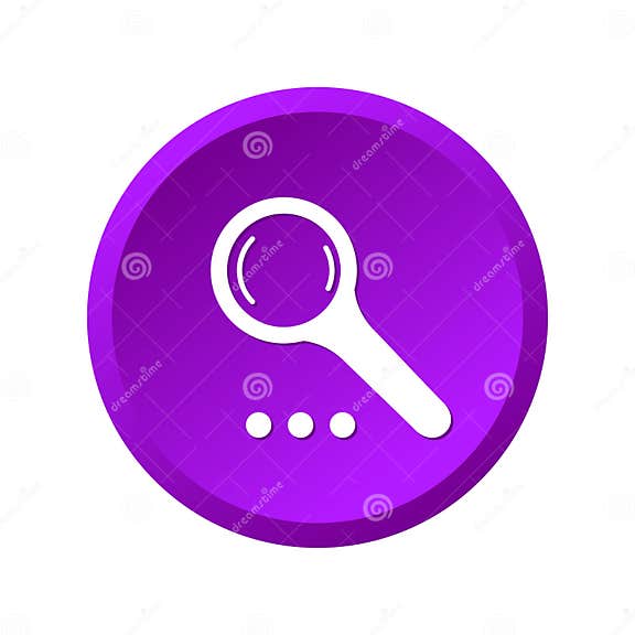 Amplie o ícone roxo ilustração do vetor. Ilustração de internet - 79875171