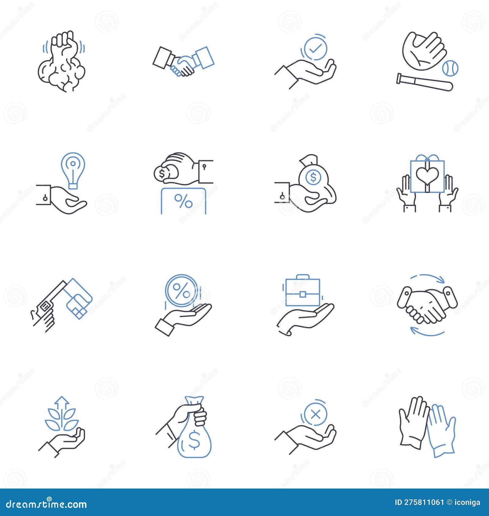 Amplification Line Icons Collection. Boost, Volume, Amplify, Expand ...