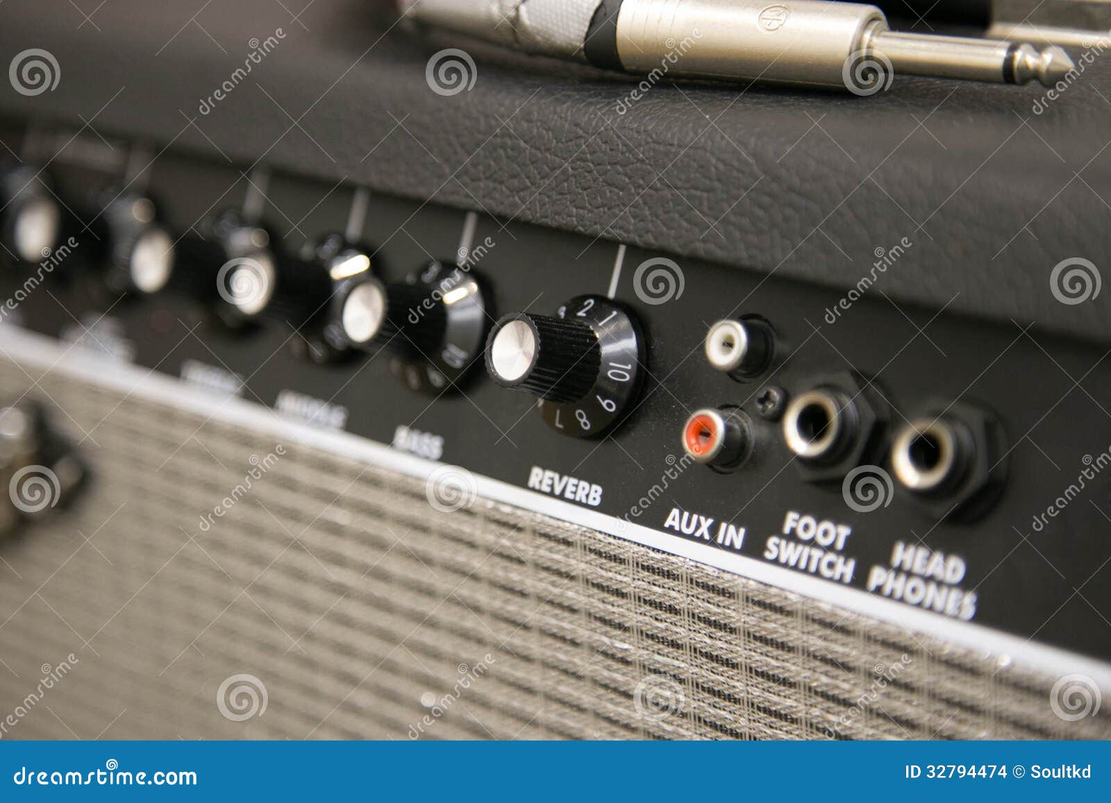 Amplifier button stock photo. Image of loud, blues, electronics - 32794474