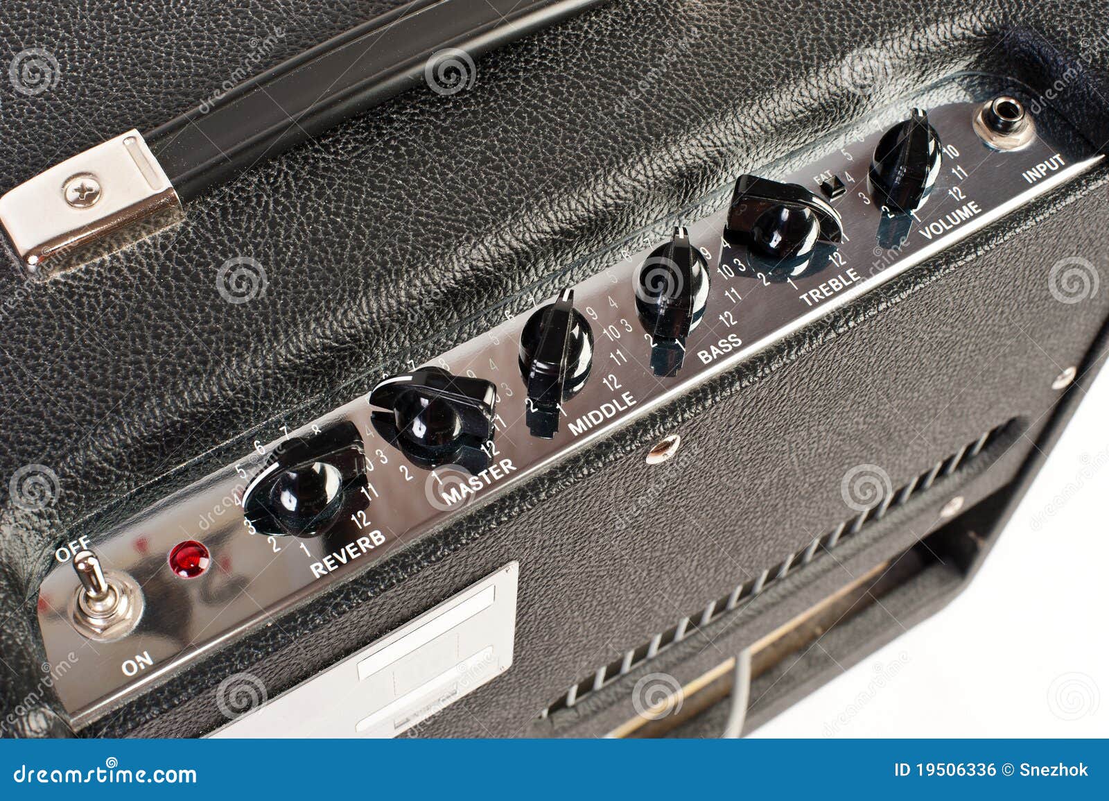 Amplifier control panel stock photo. Image of button - 19506336