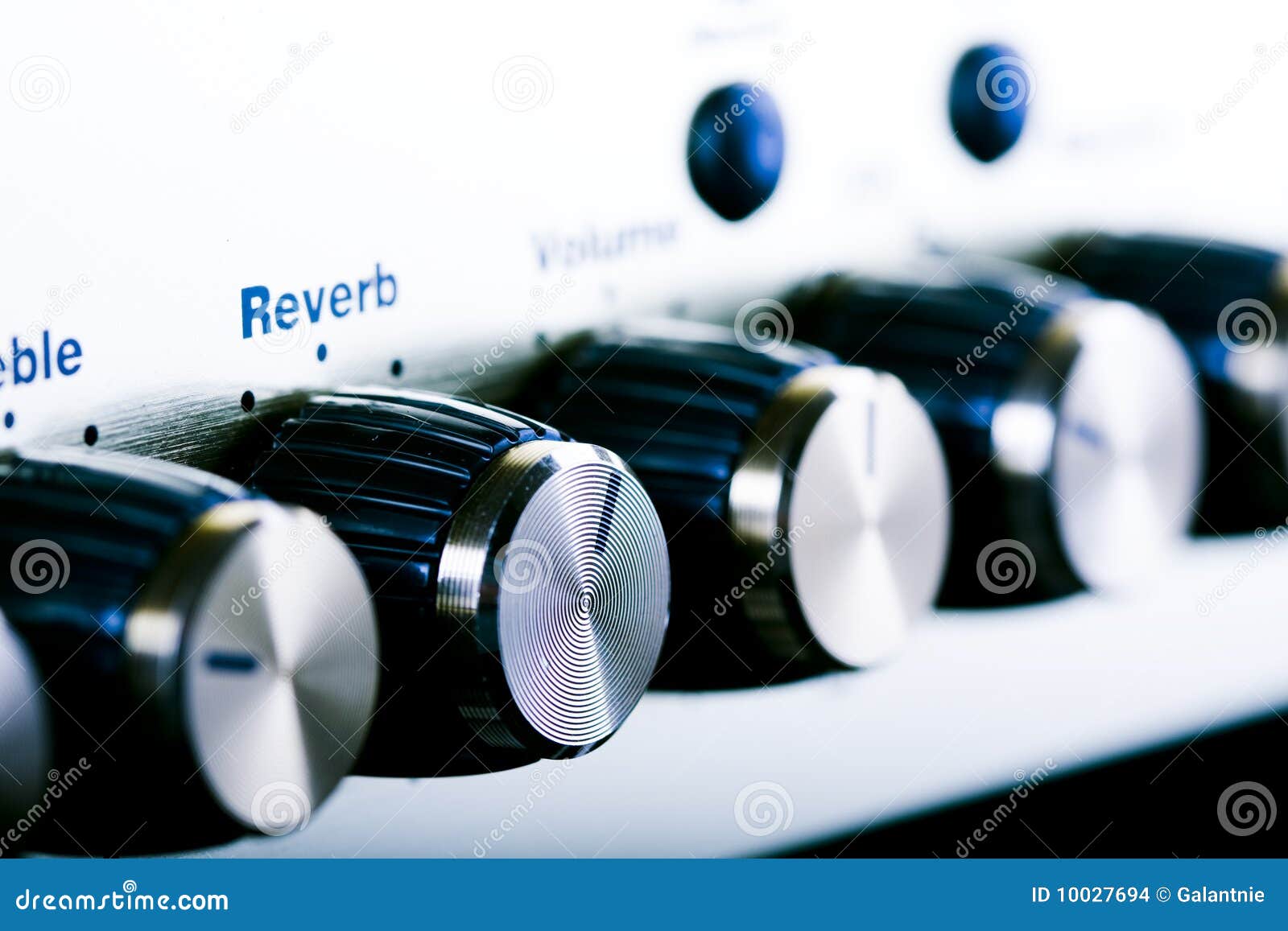 Amplifier controls stock photo. Image of blues, electric - 10027694