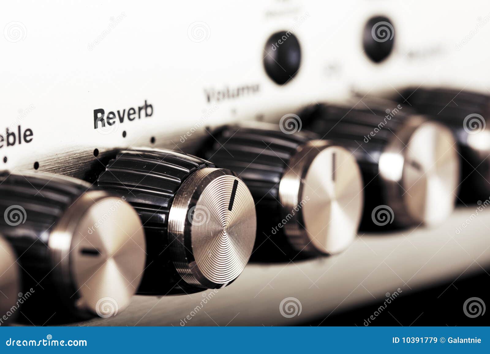 Amplifier controls stock image. Image of amplify, sound - 10391779