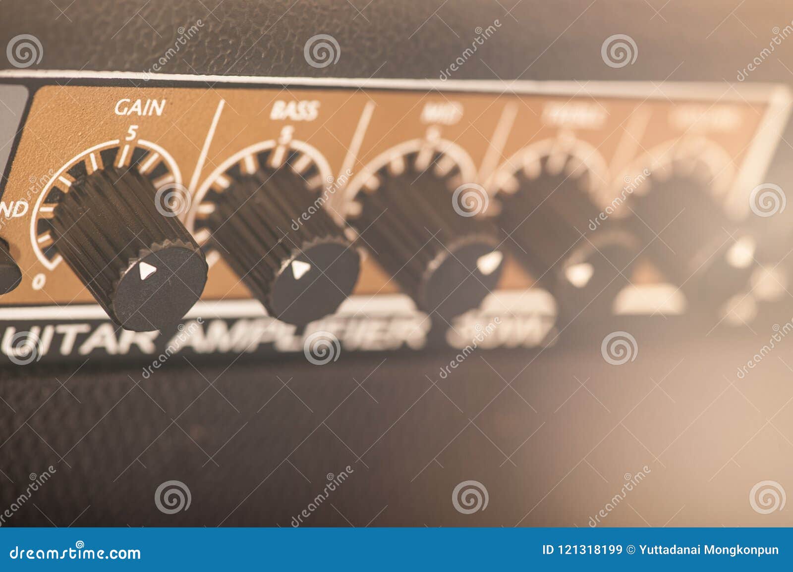 Amplifier electric guitar stock image. Image of fashion - 121318199