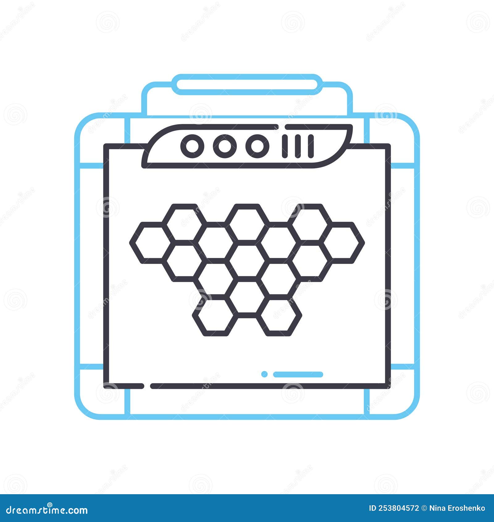 Amplifier Line Icon, Outline Symbol, Vector Illustration, Concept Sign ...
