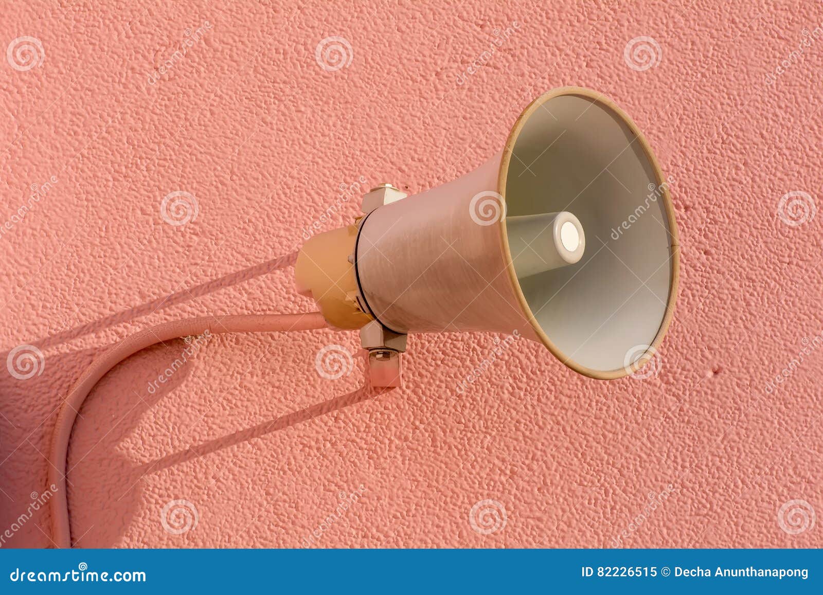 Amplifier Mounted on the Wall Stock Image - Image of speaker, amplifier ...