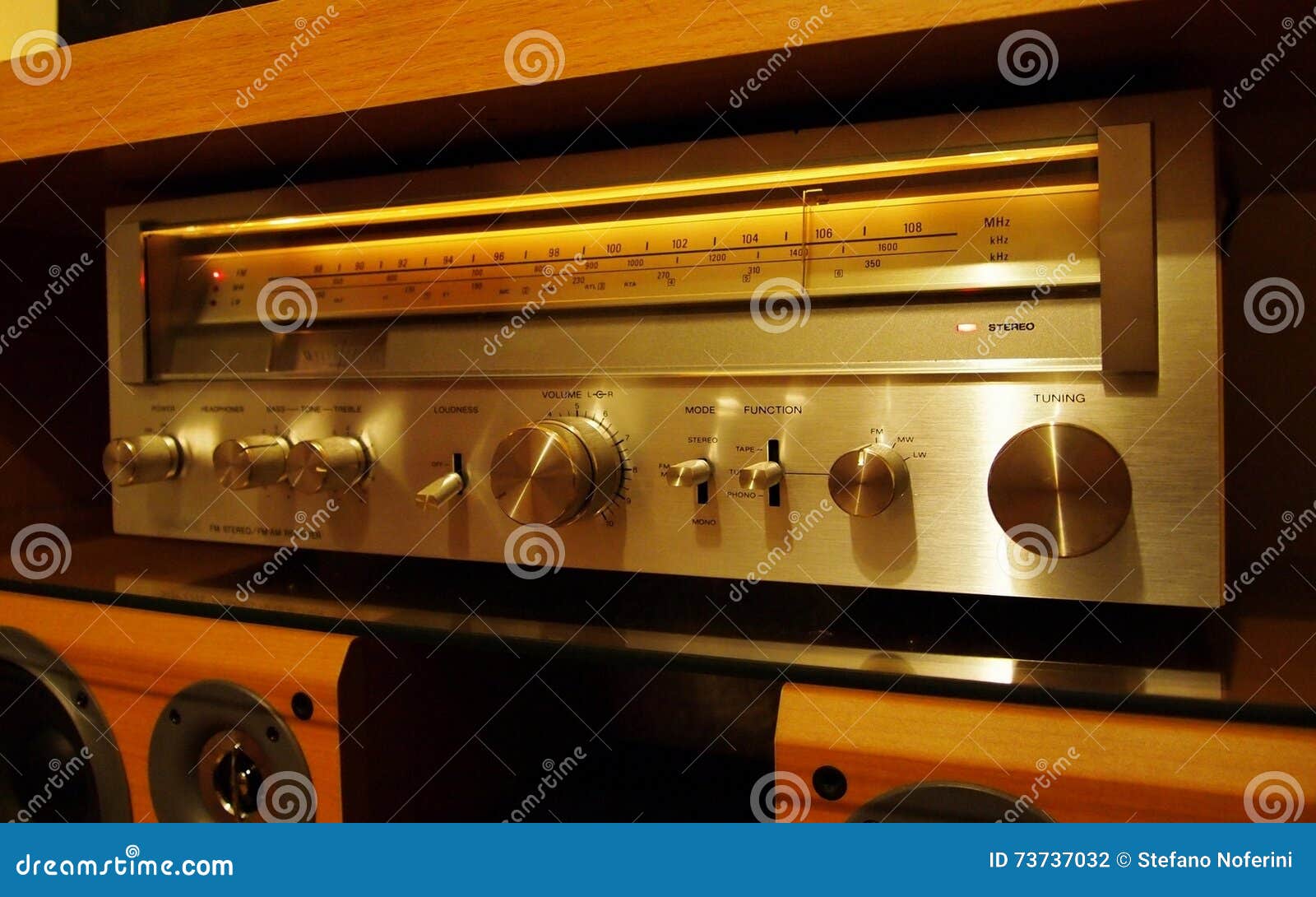 Amplifier Stereo Vintage Retro Stock Photo - Image of stereo, vintage ...
