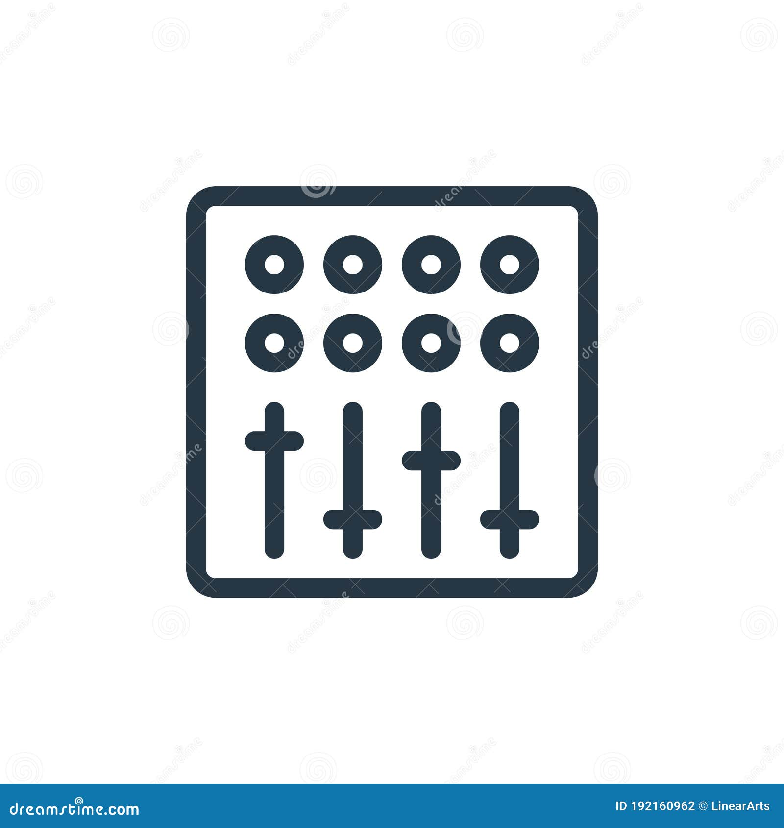 Amplify Icon Vector from Electronics Concept. Thin Line Illustration of ...