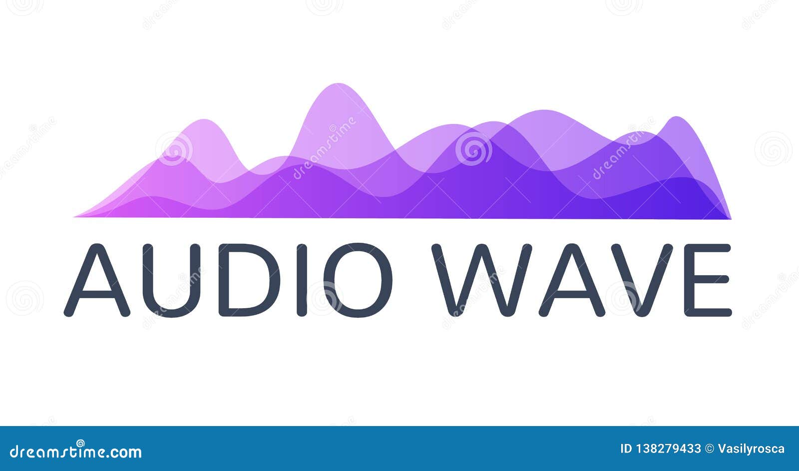 Amplitude Colorful Motion Waves. Abstract Equalizer Music Sound Voice ...