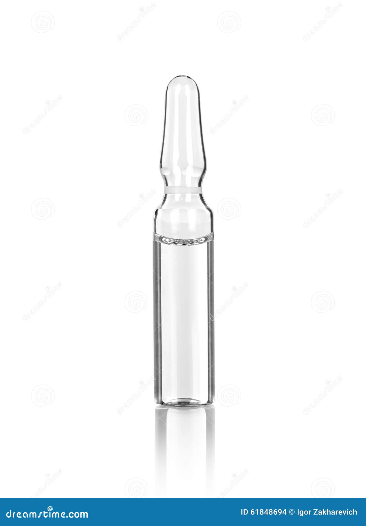 Ampolla medica fotografia stock. Immagine di influenza - 61848694