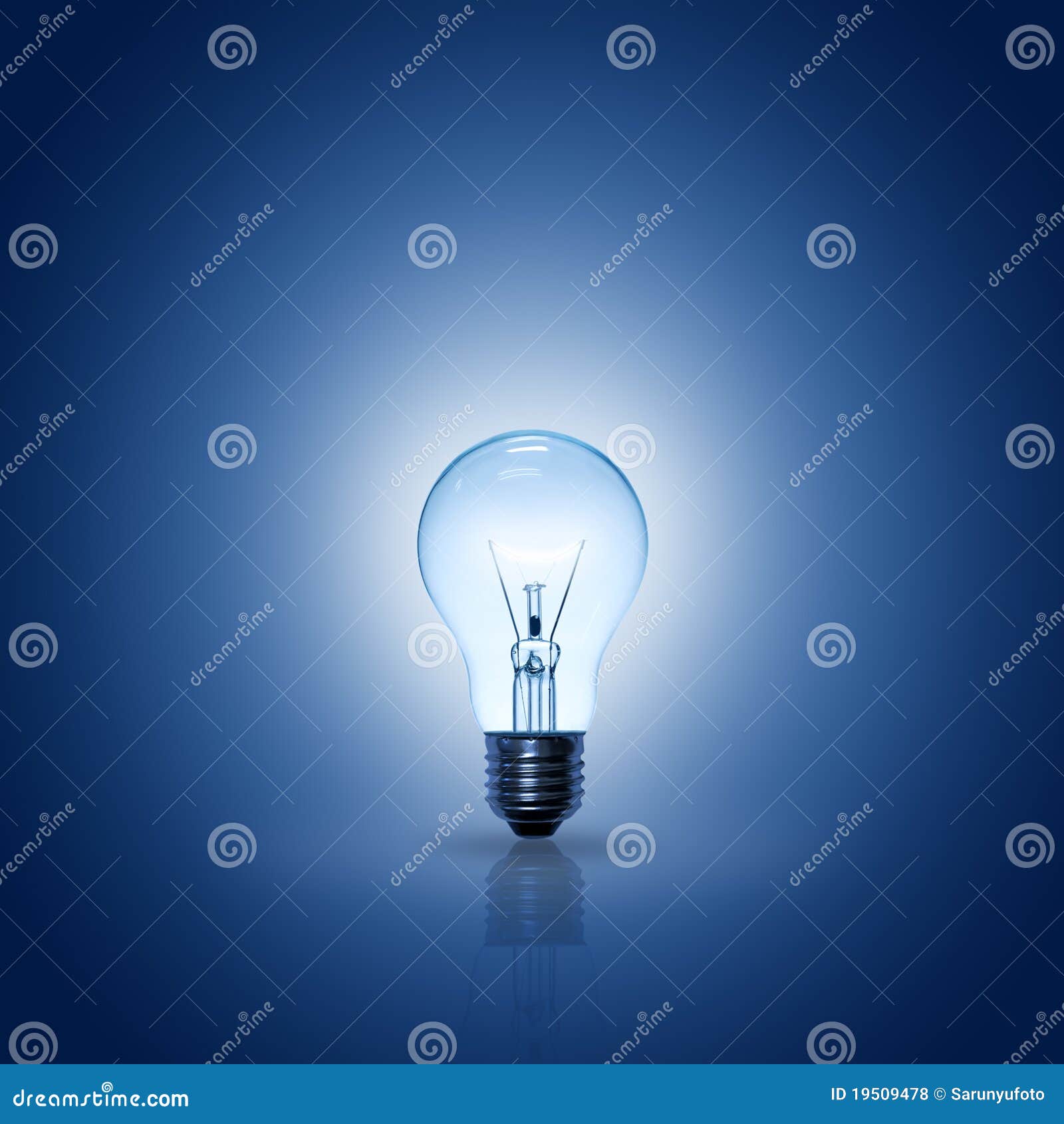 Ampoule photo stock. Image du illuminé, matériel, incandescent - 19509478