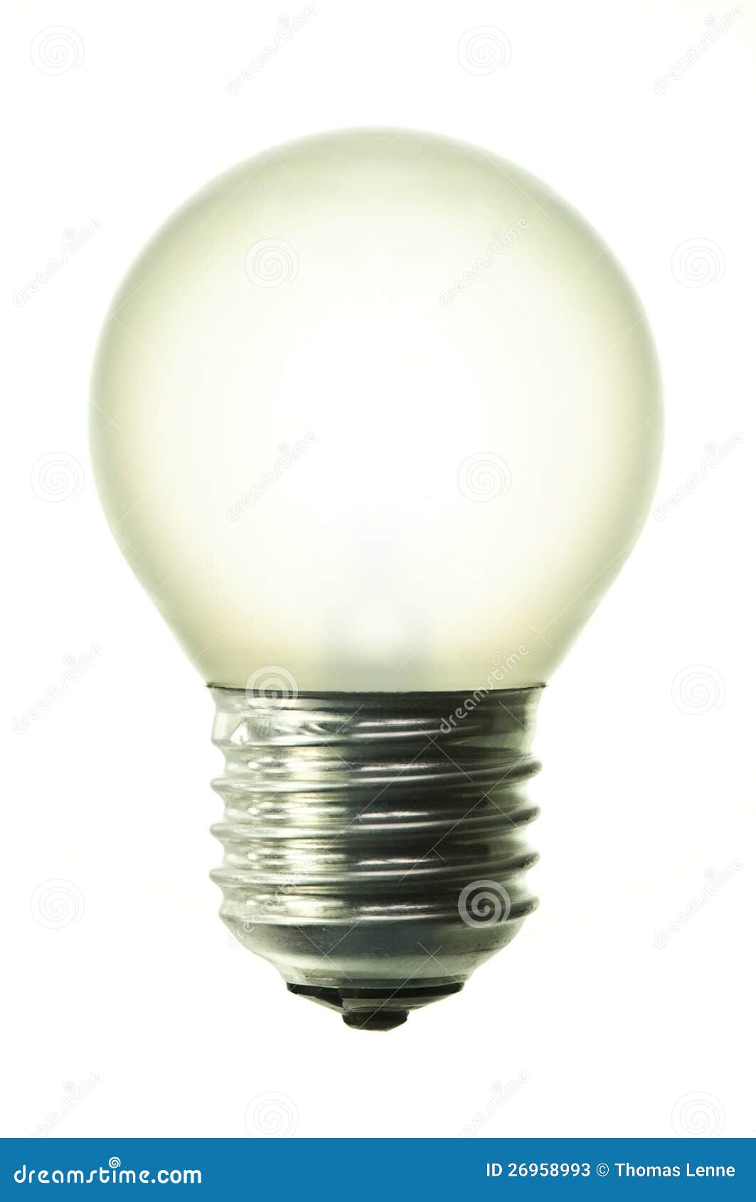 Ampoule allumée image stock. Image du actuel, ampoule - 26958993