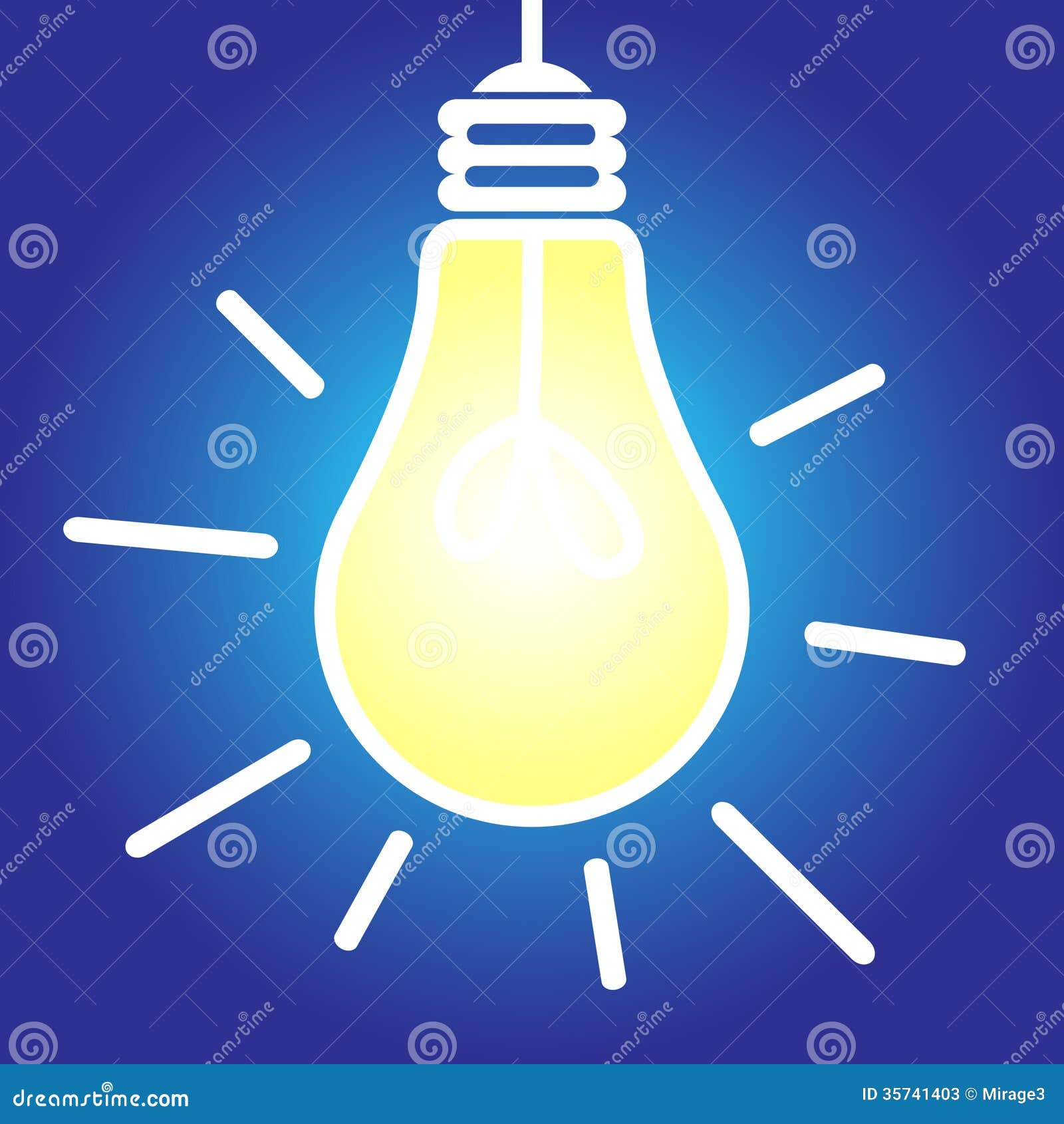 Ampoule Allumée Photos stock - Image: 35741403