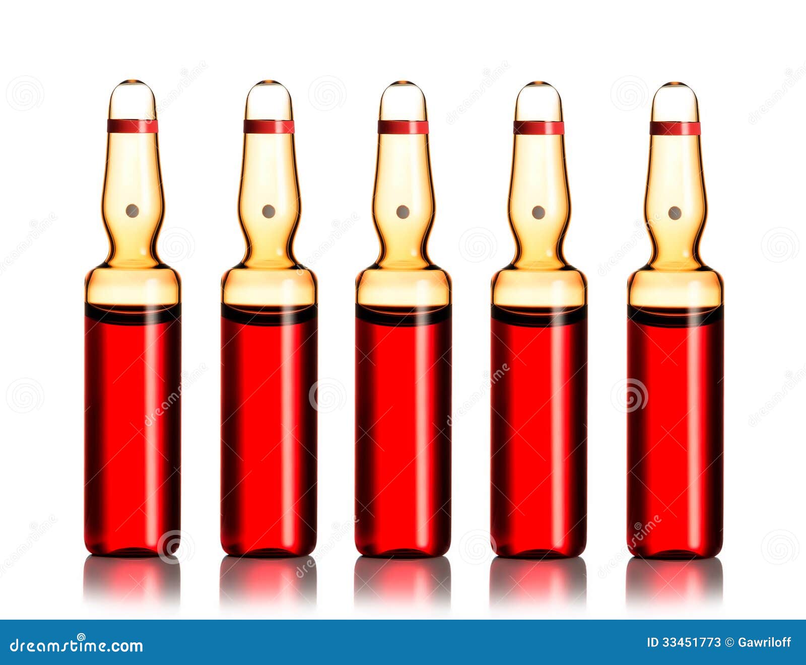 Ampoule Médicale D'isolement Image stock - Image du petit, copie: 33451773