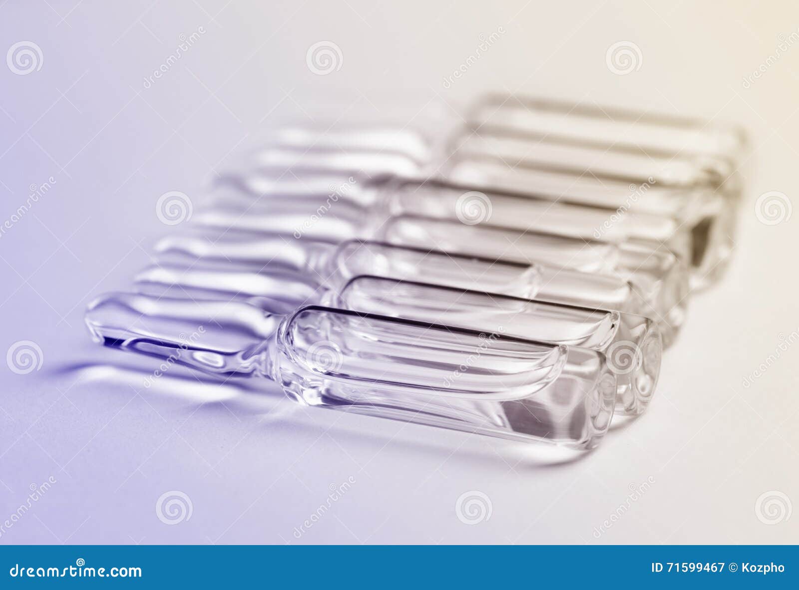 Ampoule Set with Liquid Medicine Stock Image - Image of transparent ...