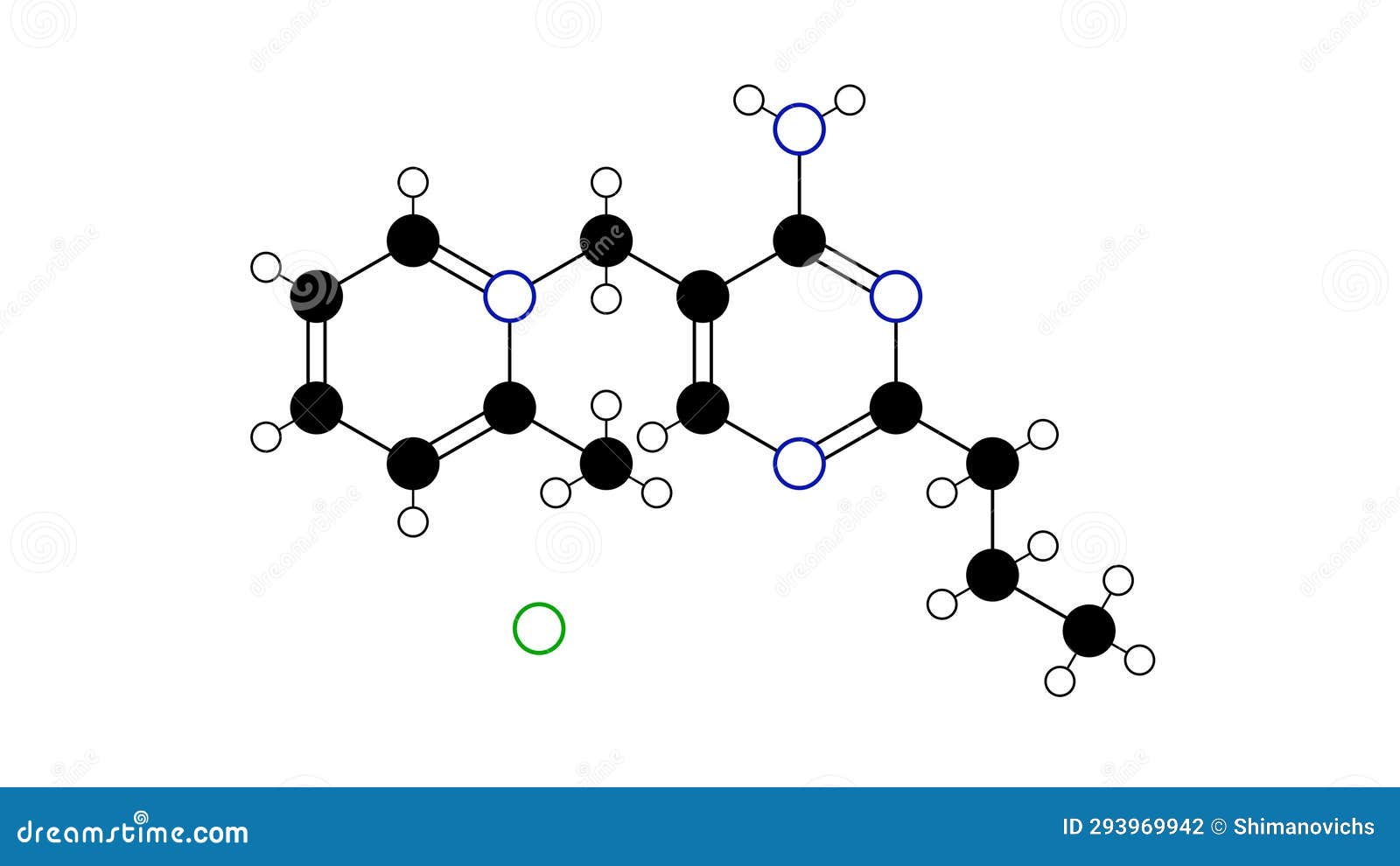Nicarbazine Coccidiostat Mixture. Skeletal Formula. Chemical Structure ...