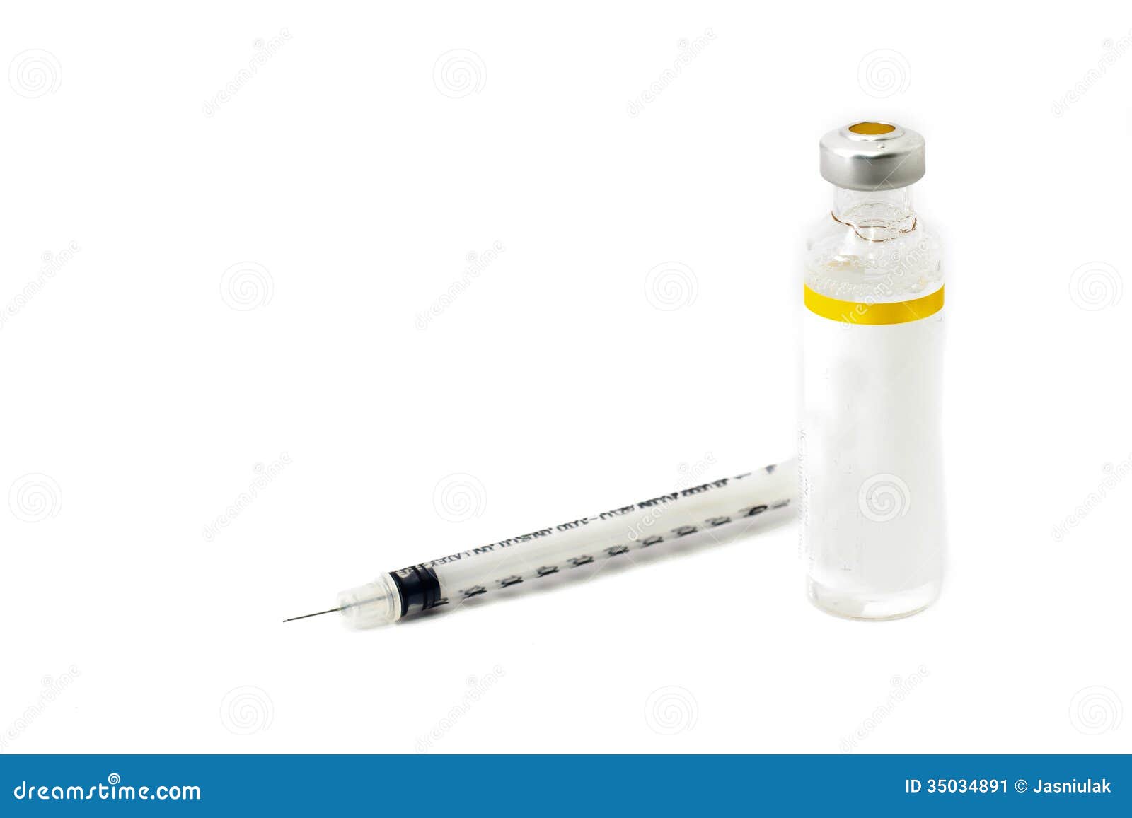 Ampule and syringe stock image. Image of prevention, instrument - 35034891