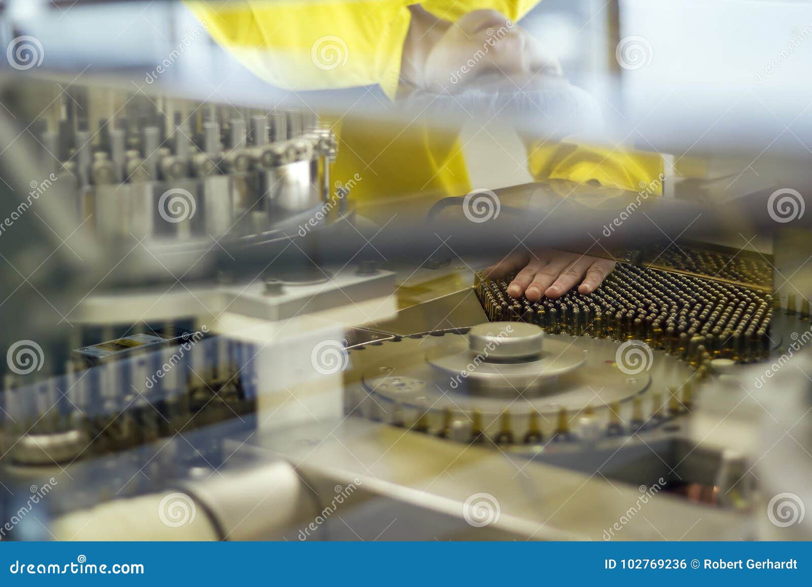 Ampule/Vial Inspection Machine Stock Photo - Image of inspection ...