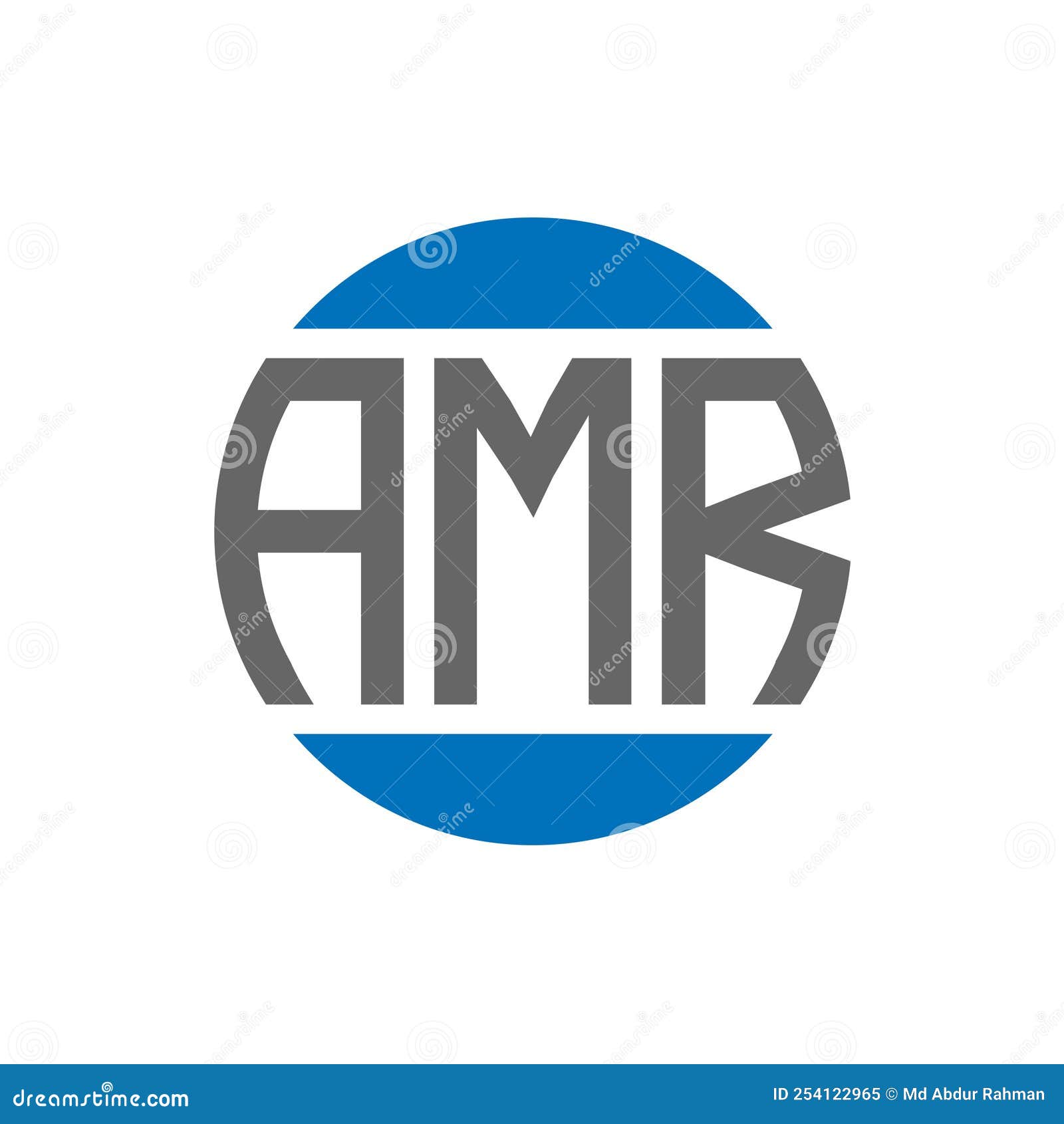 AMR Letter Logo Design On White Background. AMR Creative Initials ...