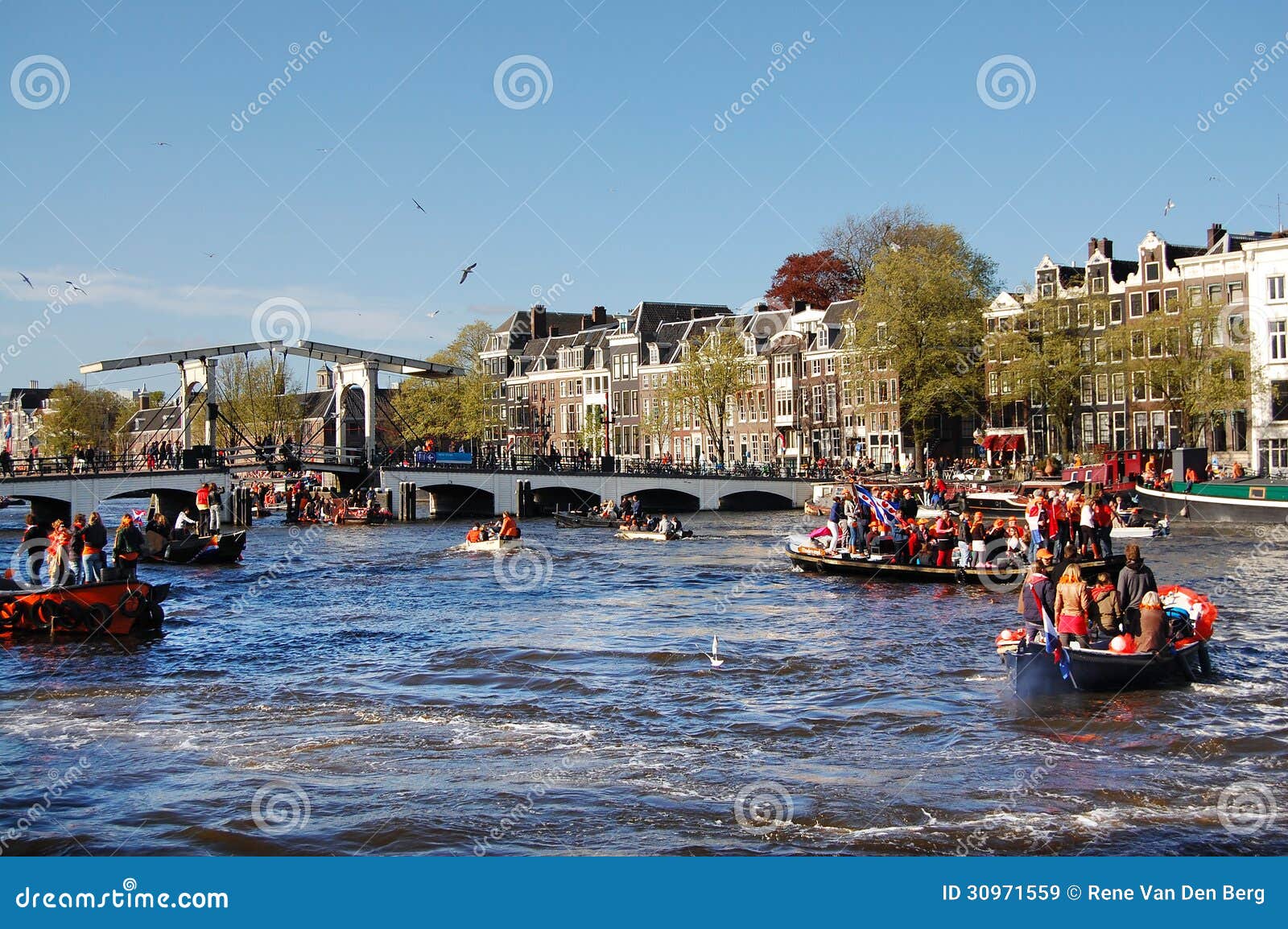 Amstel river editorial stock image. Image of boat, editorial - 30971559