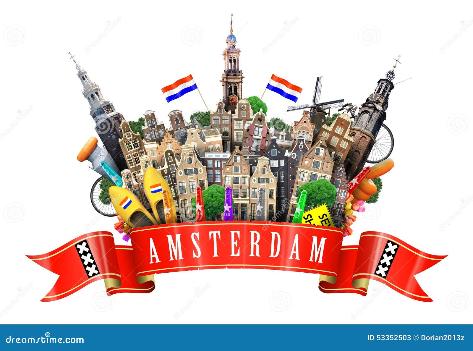 Amsterdam stockbild. Bild von haag, flandern, käse, architektur - 53352503