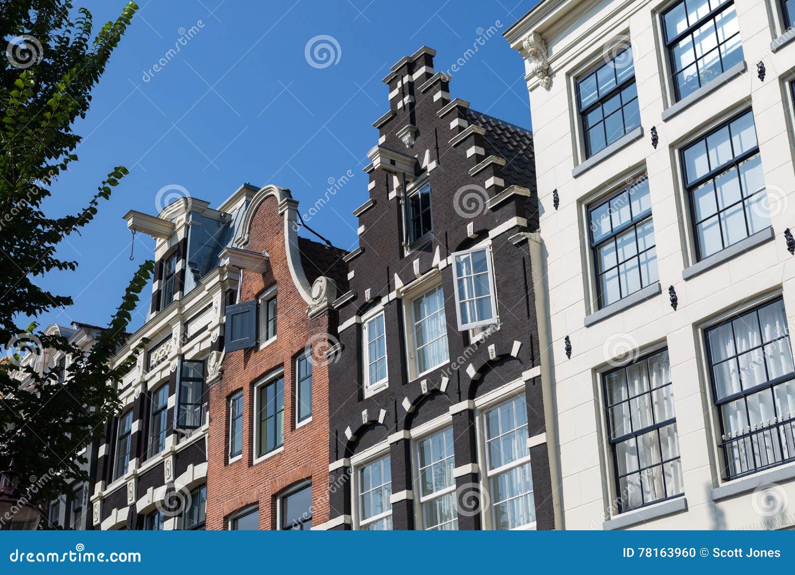 Amsterdam Architecture stock photo. Image of homes, holland - 78163960