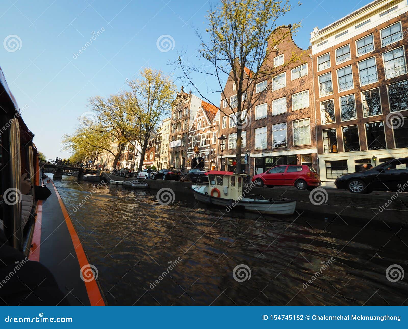 Amsterdam, the Beautiful Old Town of the Netherlands Editorial ...