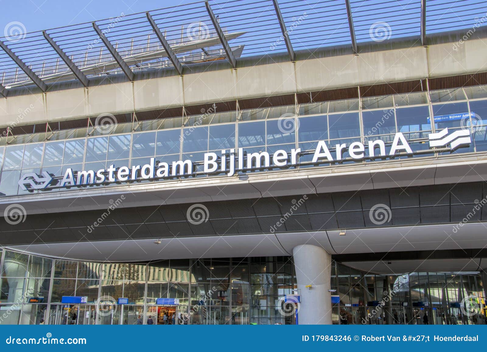 Amsterdam Bijlmer Station at Amsterdam the Netherlands 2018 Editorial ...