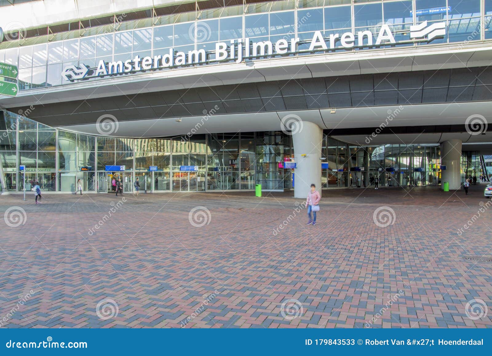 Amsterdam Bijlmer Station at Amsterdam the Netherlands 2018 Editorial ...