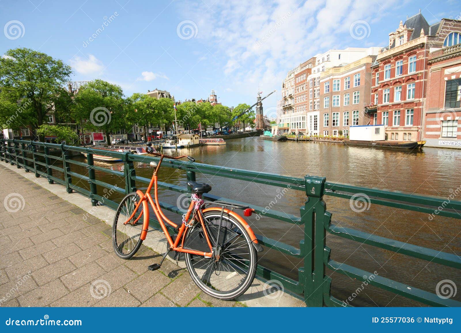 Amsterdam bike stock photo. Image of canal, bikes, bike - 25577036