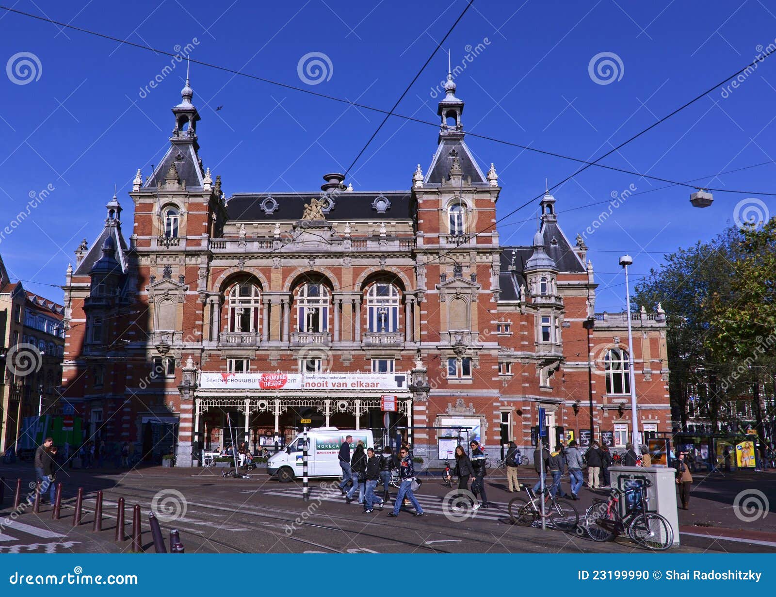 Amsterdam Bulldog Square Palace Editorial Image - Image of people ...