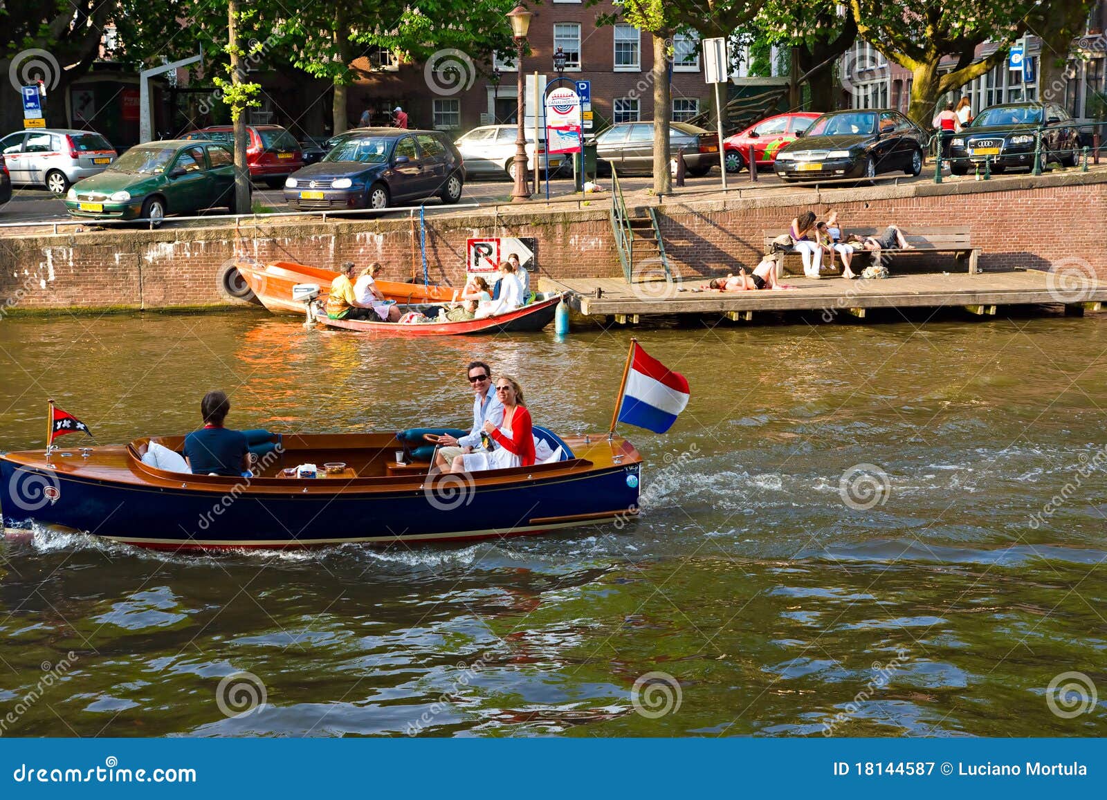 The Amsterdam canal system editorial photography. Image of gabled ...