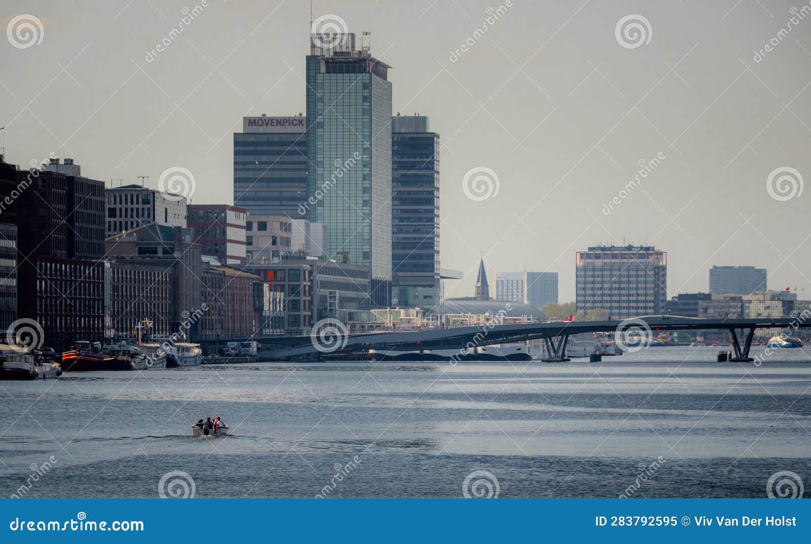 Amsterdam Central Seen from Java Eiland Island Editorial Image - Image ...