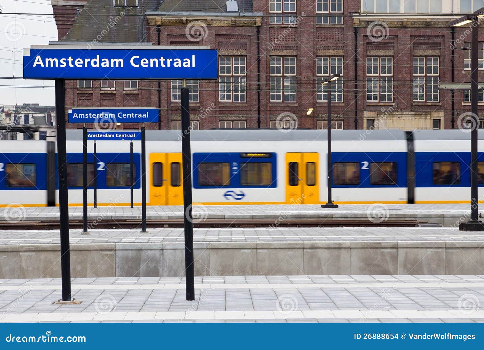 Amsterdam Central Station editorial stock image. Image of connection ...